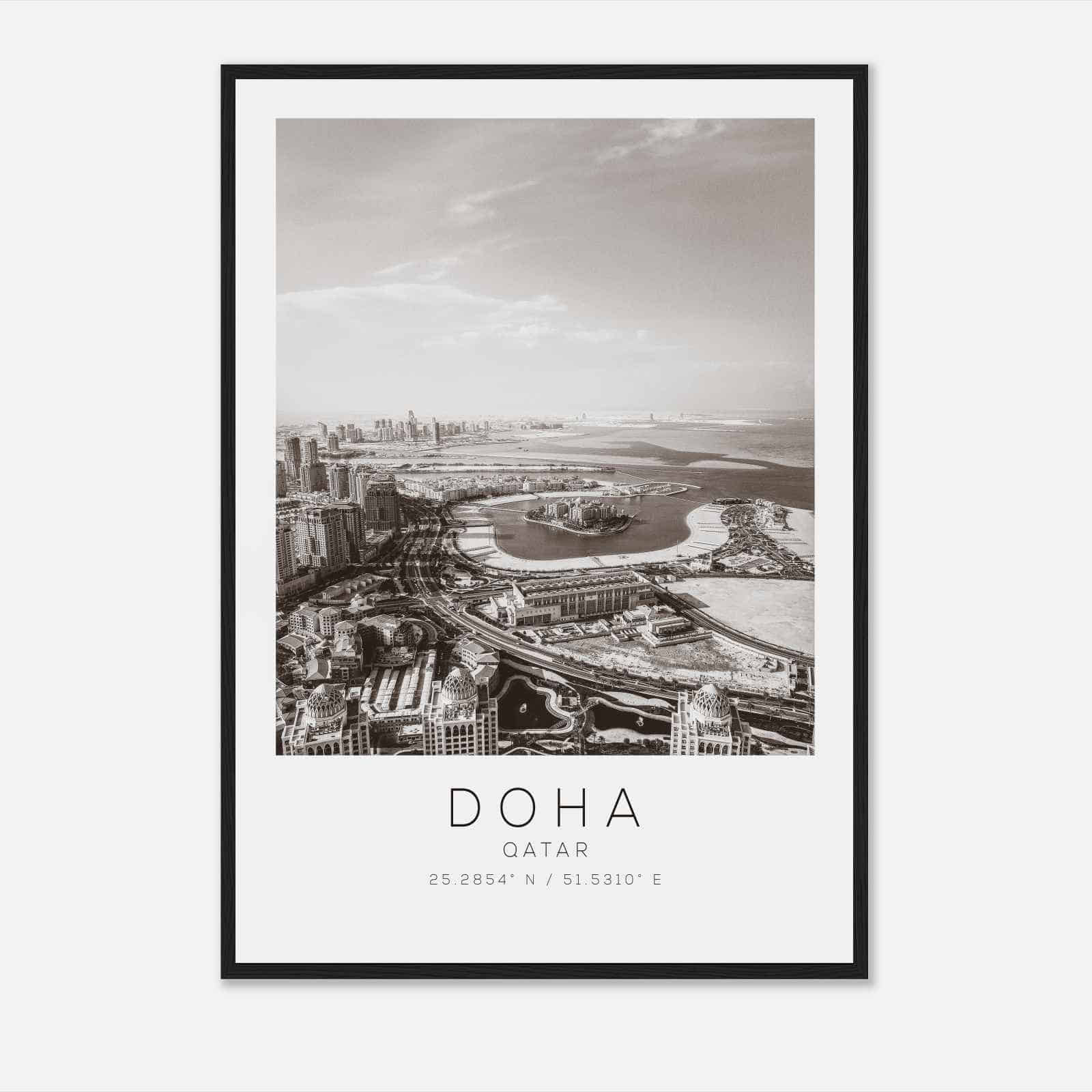 Doha - Custom Maps & Posters