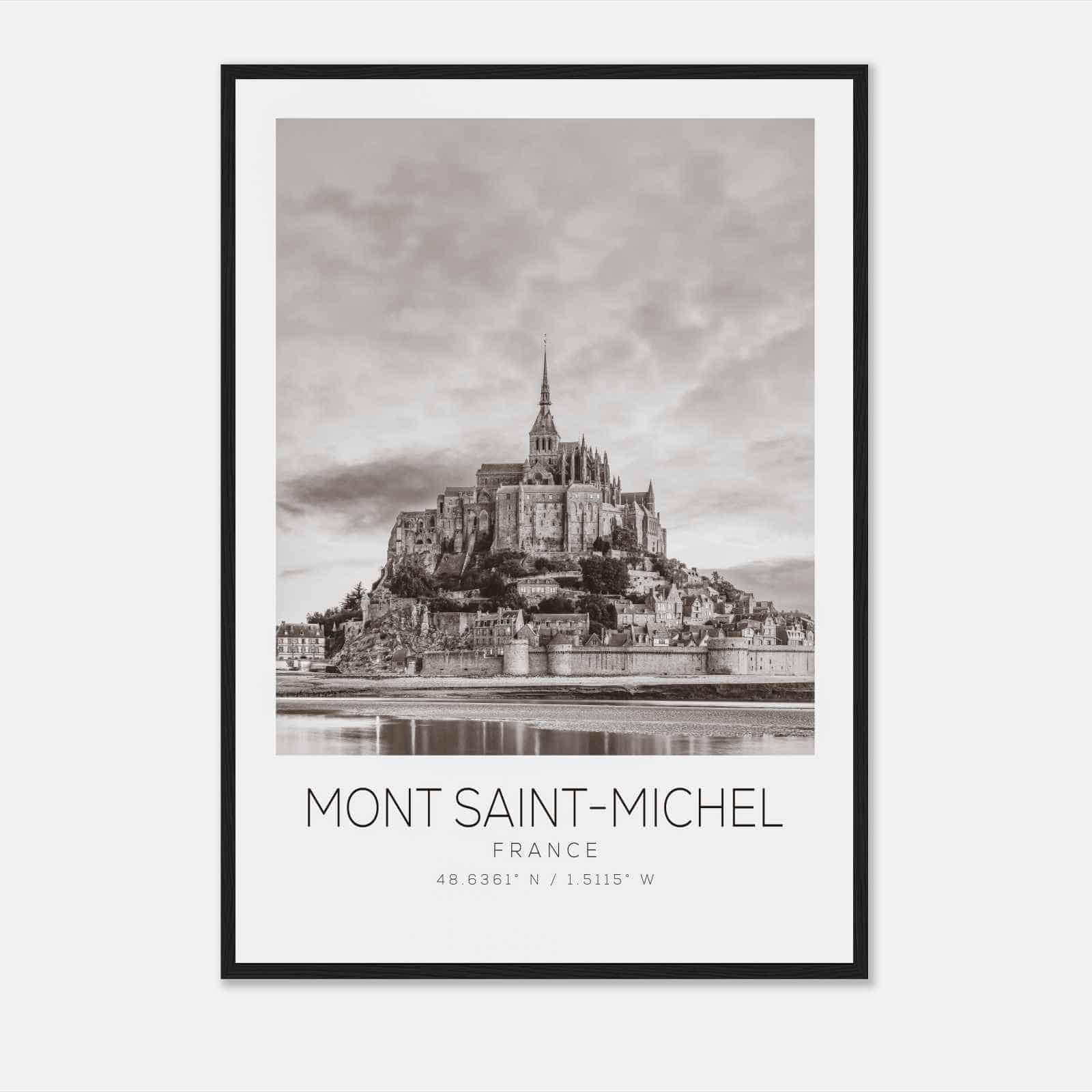 Mont Saint-Michel - Custom Maps & Posters