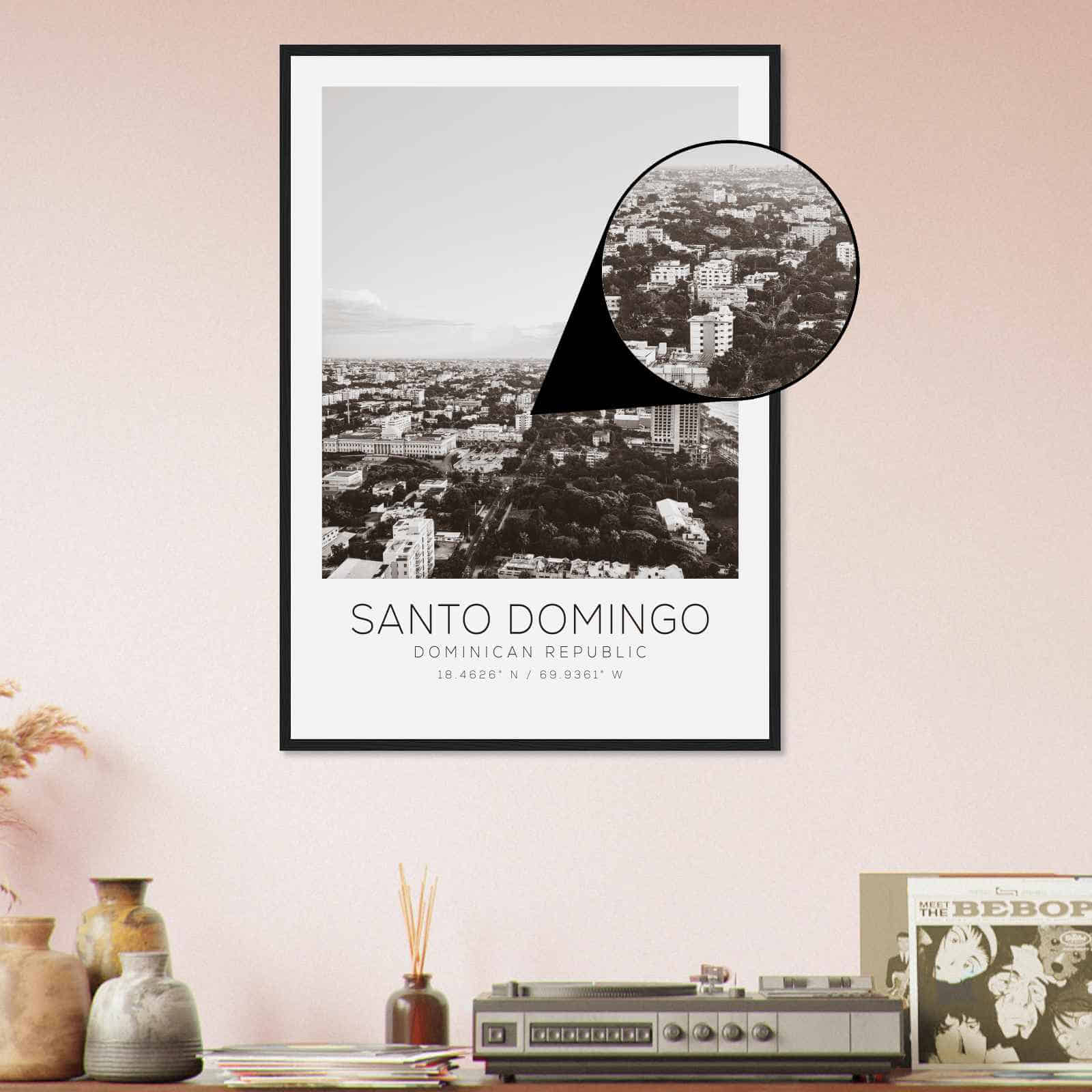 Santo Domingo Dominican Republic Travel Photo Poster BW, Santo Domingo ...