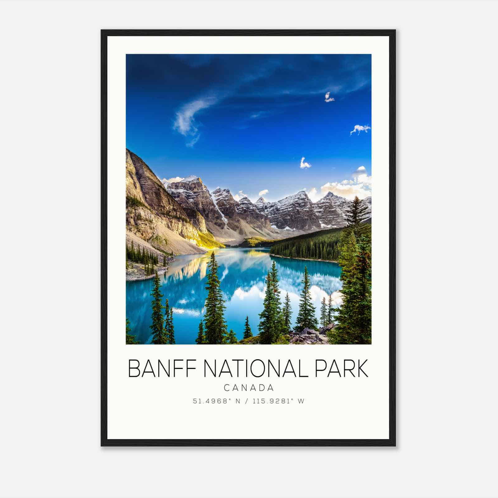 Banff National Park - Custom Maps & Posters