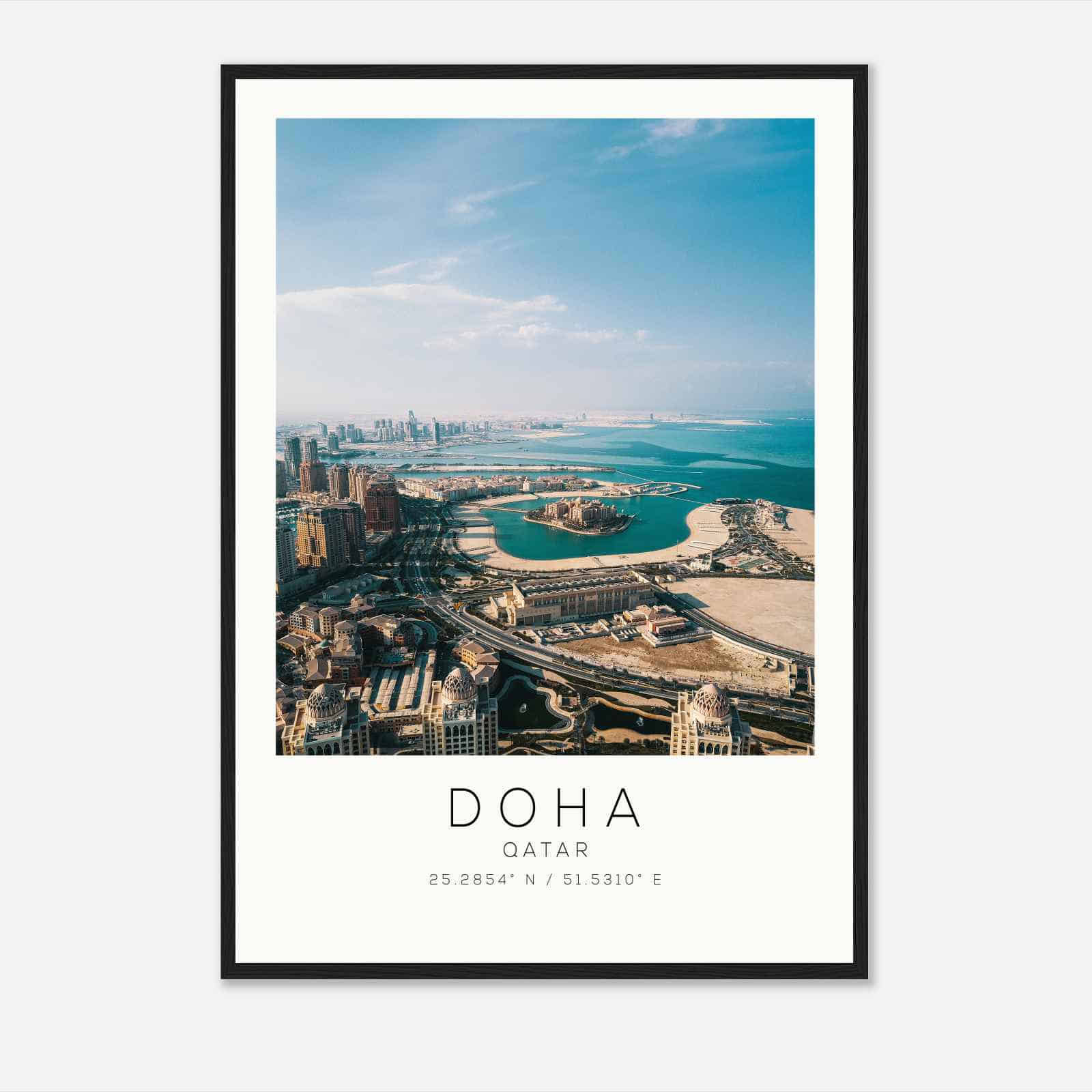 Doha - Custom Maps & Posters