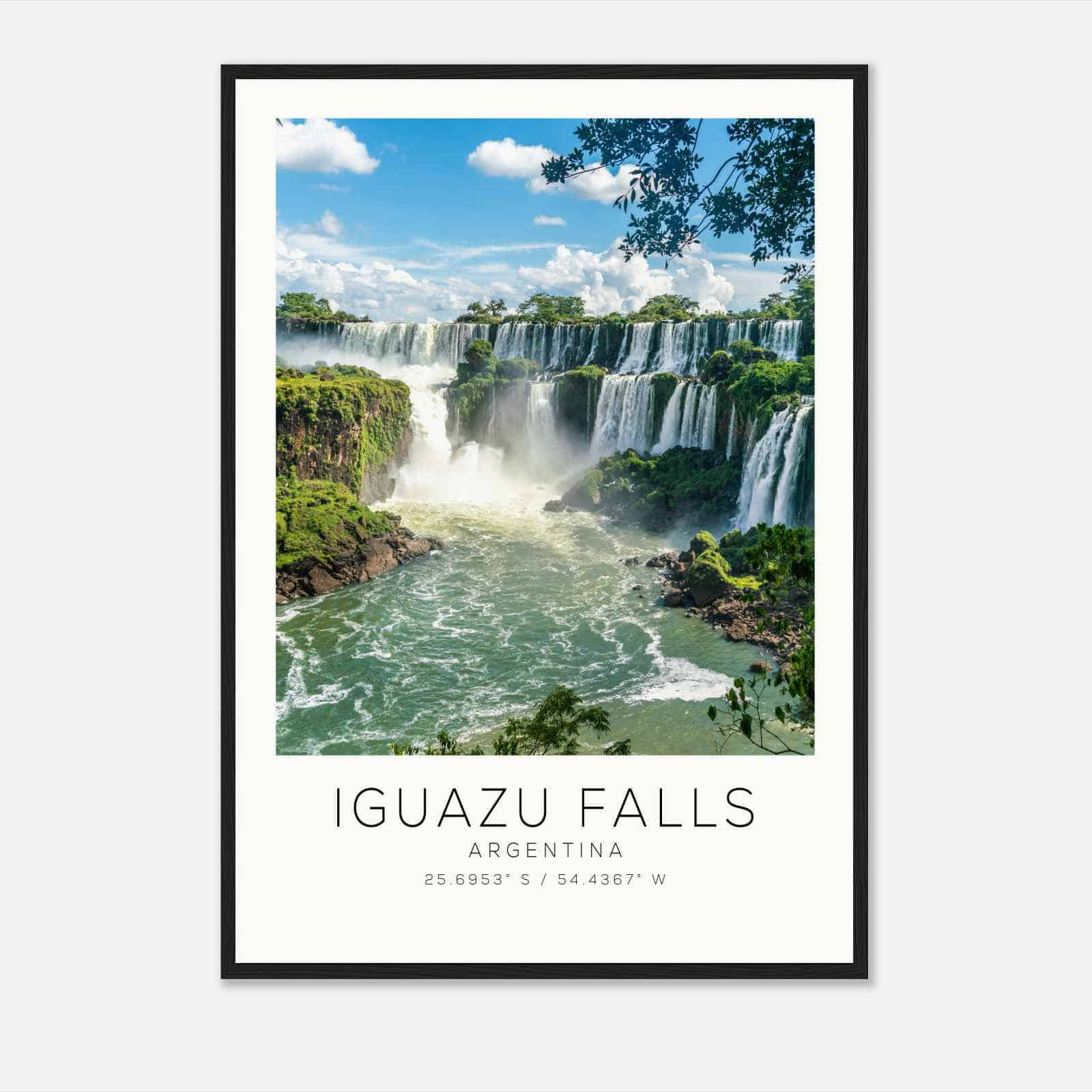 Iguazu Falls - Custom Maps & Posters
