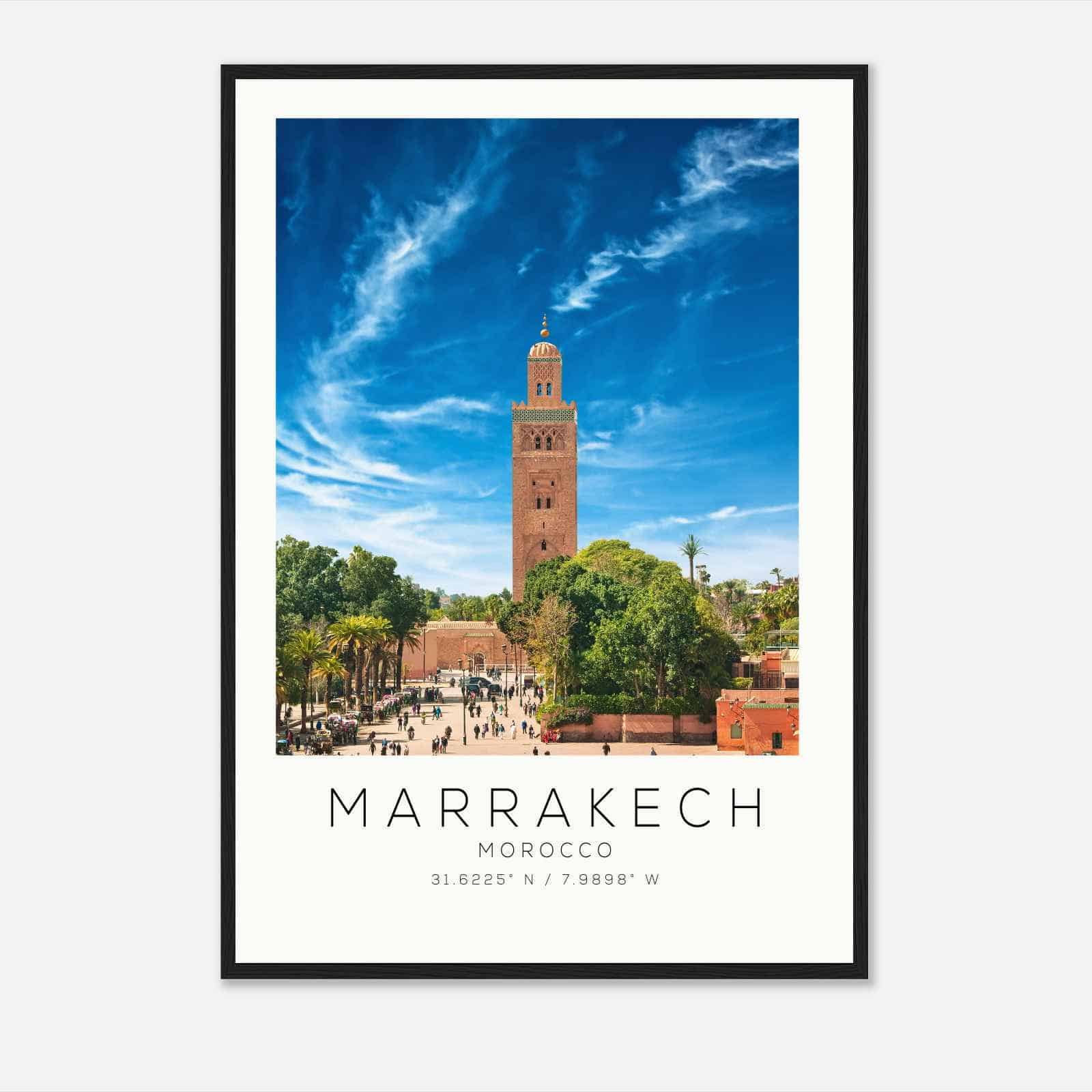 Marrakech Morocco Travel Photo Poster, Marrakech Travel Print ...