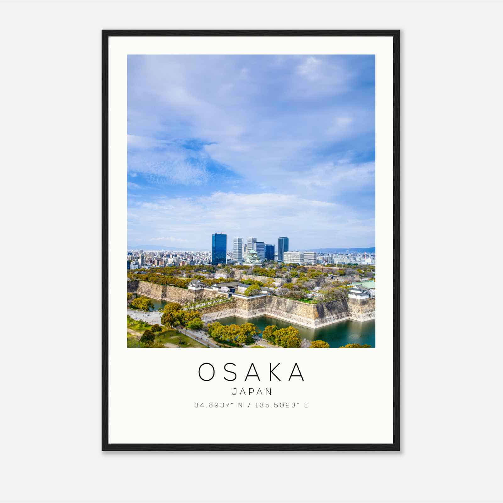 Osaka Japan Travel Photo Poster, Osaka Travel Print, Minimalist Travel ...