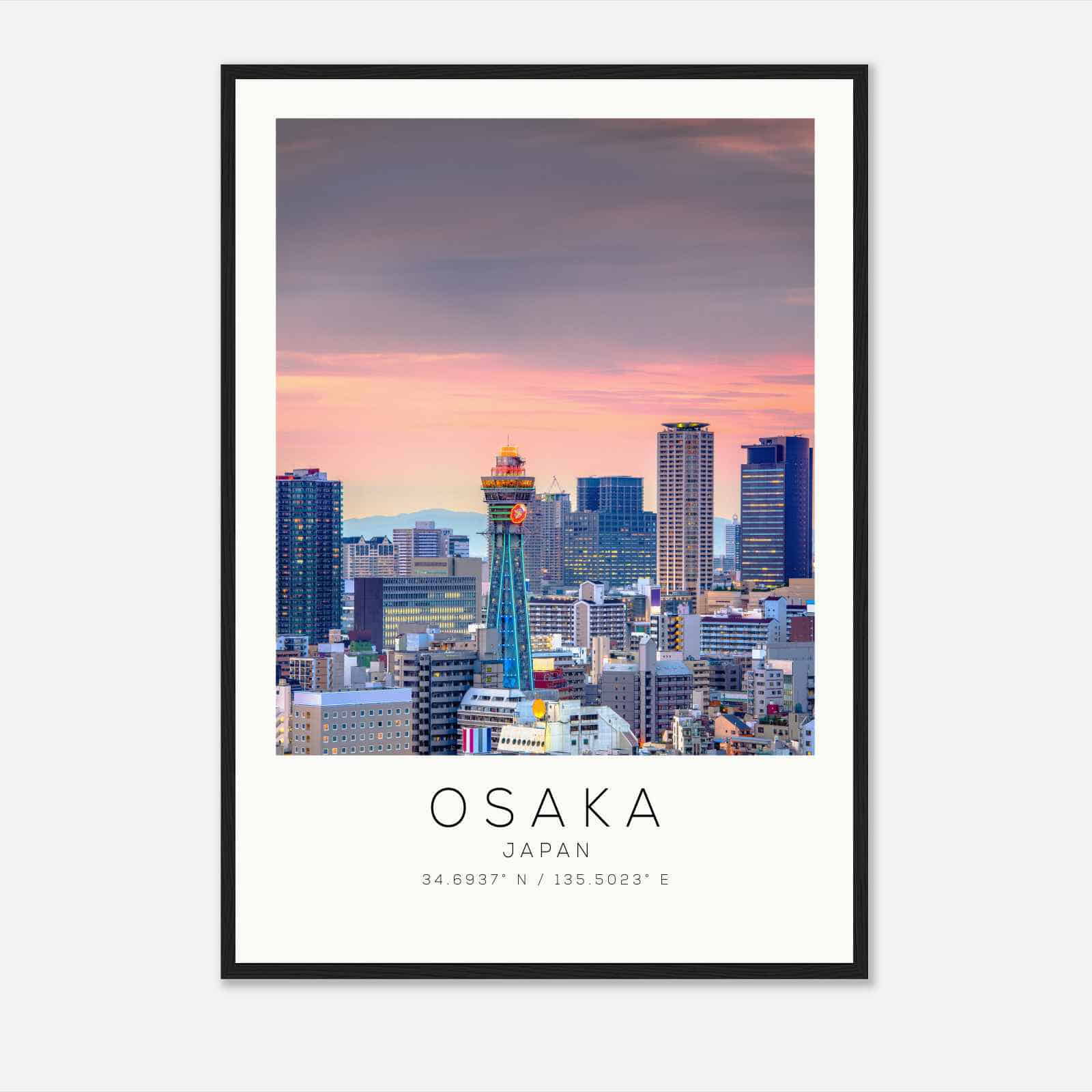 Osaka Japan Travel Photo Poster, Osaka Travel Print, Minimalist Travel ...