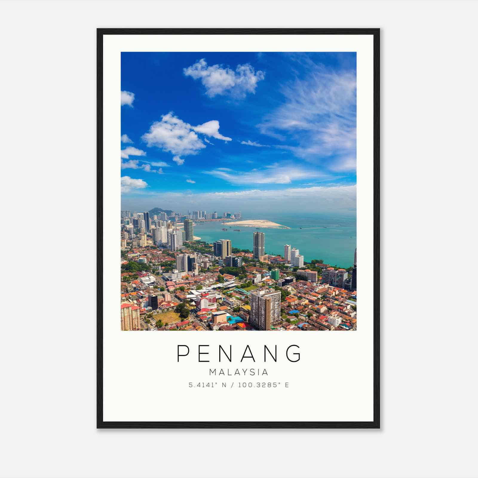 Penang - Custom Maps & Posters