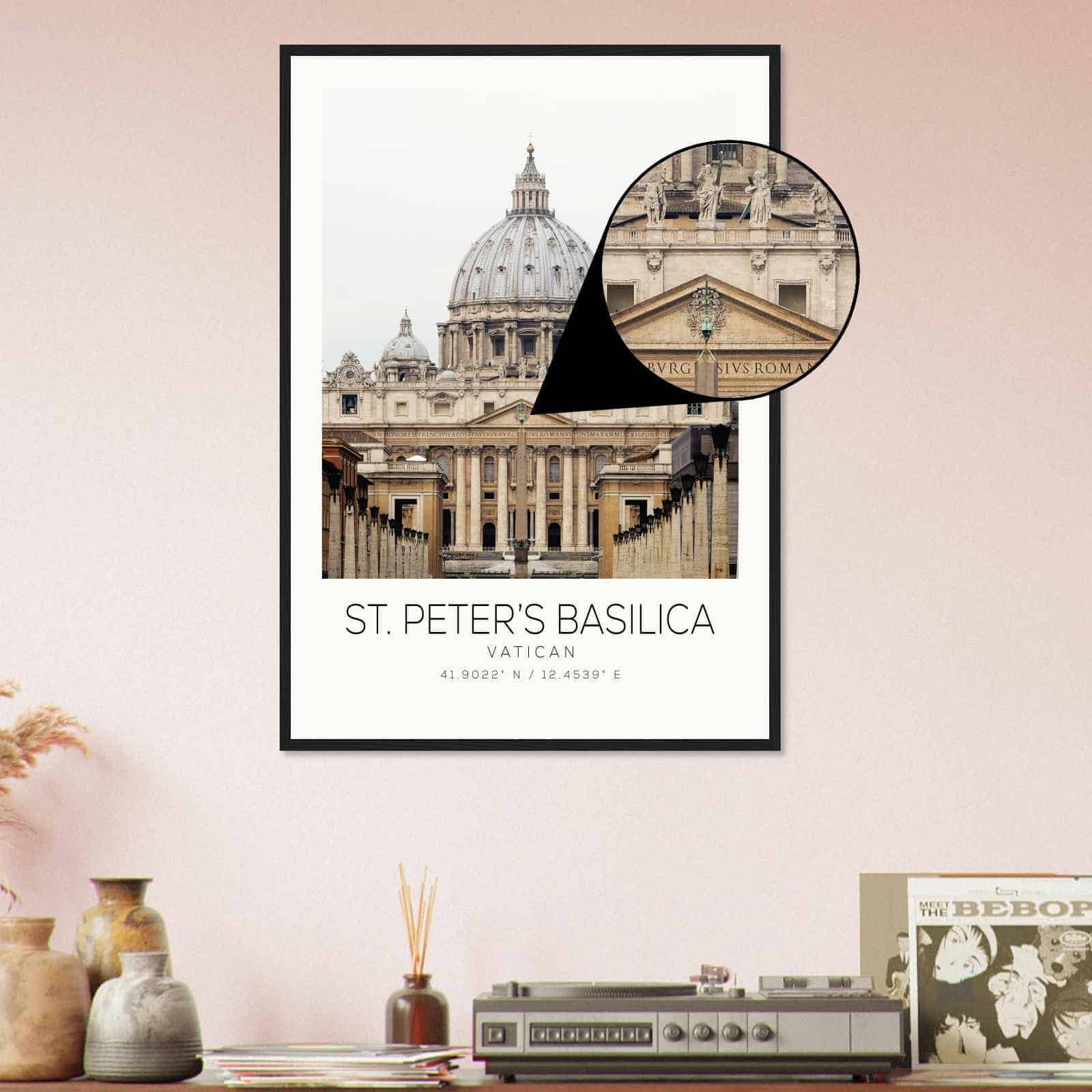 St. Peter's Basilica Vatican Travel Photo Poster, St. Peter's Basilica ...