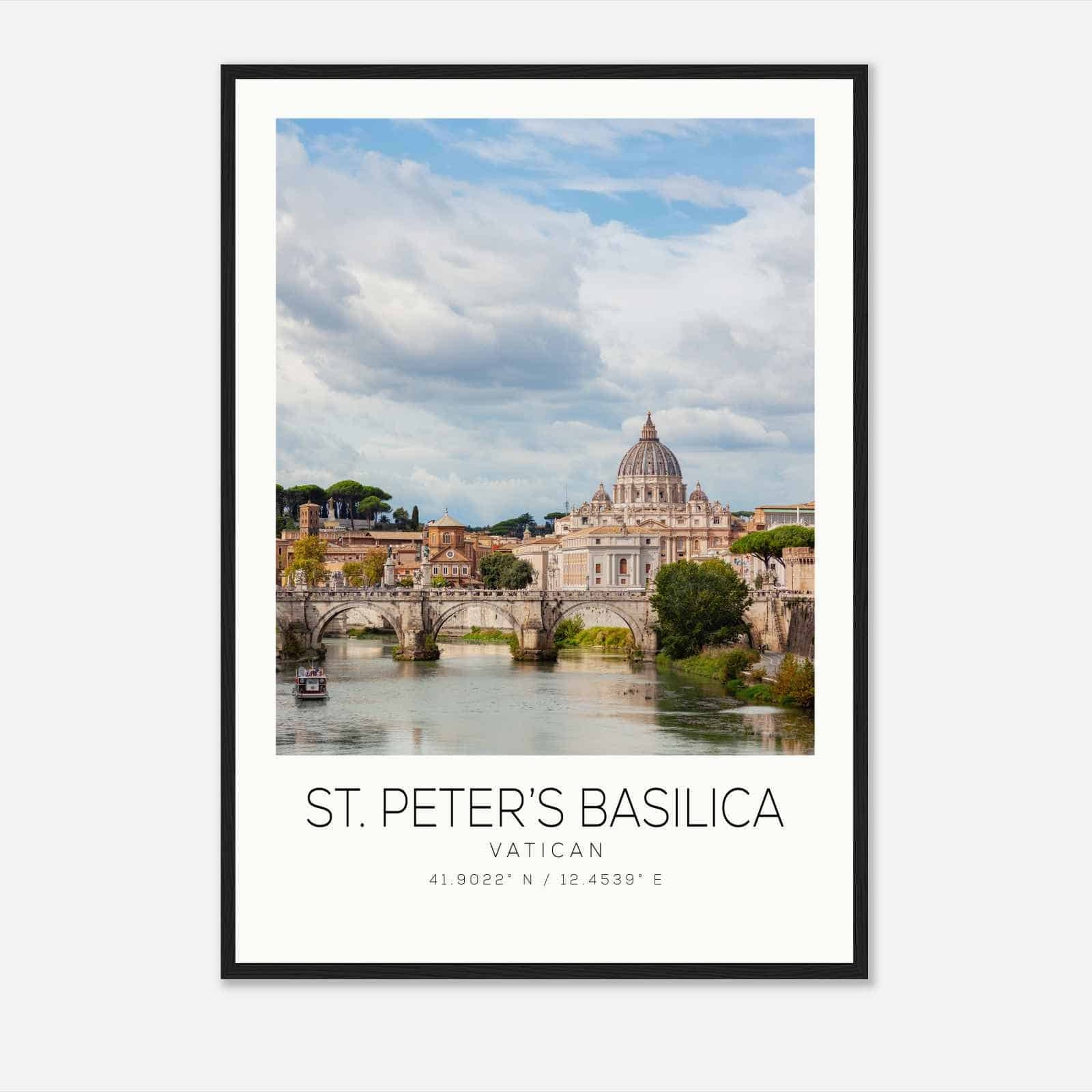 St. Peter's Basilica Vatican Travel Photo Poster, St. Peter's Basilica ...