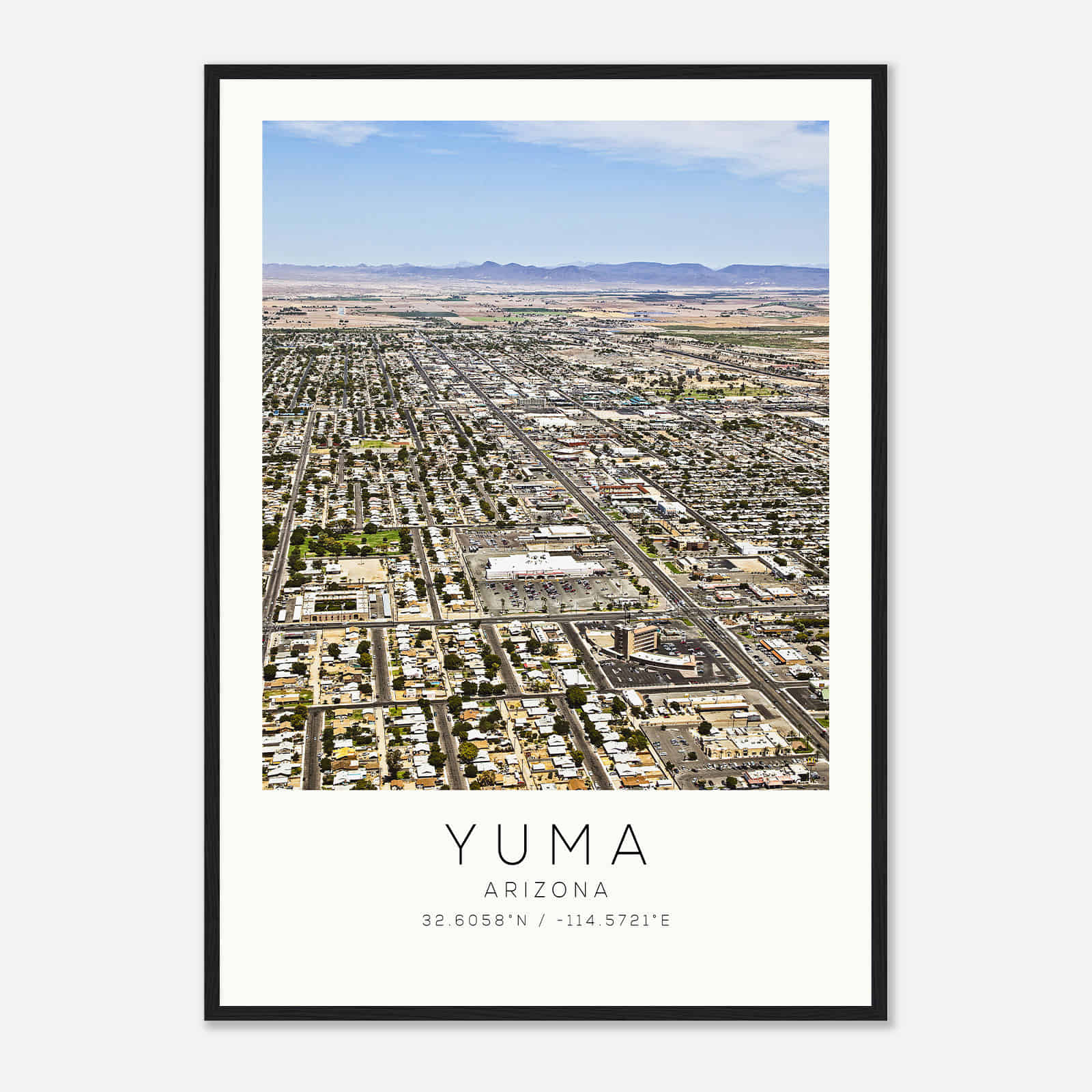 Yuma Arizona Photo Travel Poster, Yuma Travel Print, Minimalist Travel ...
