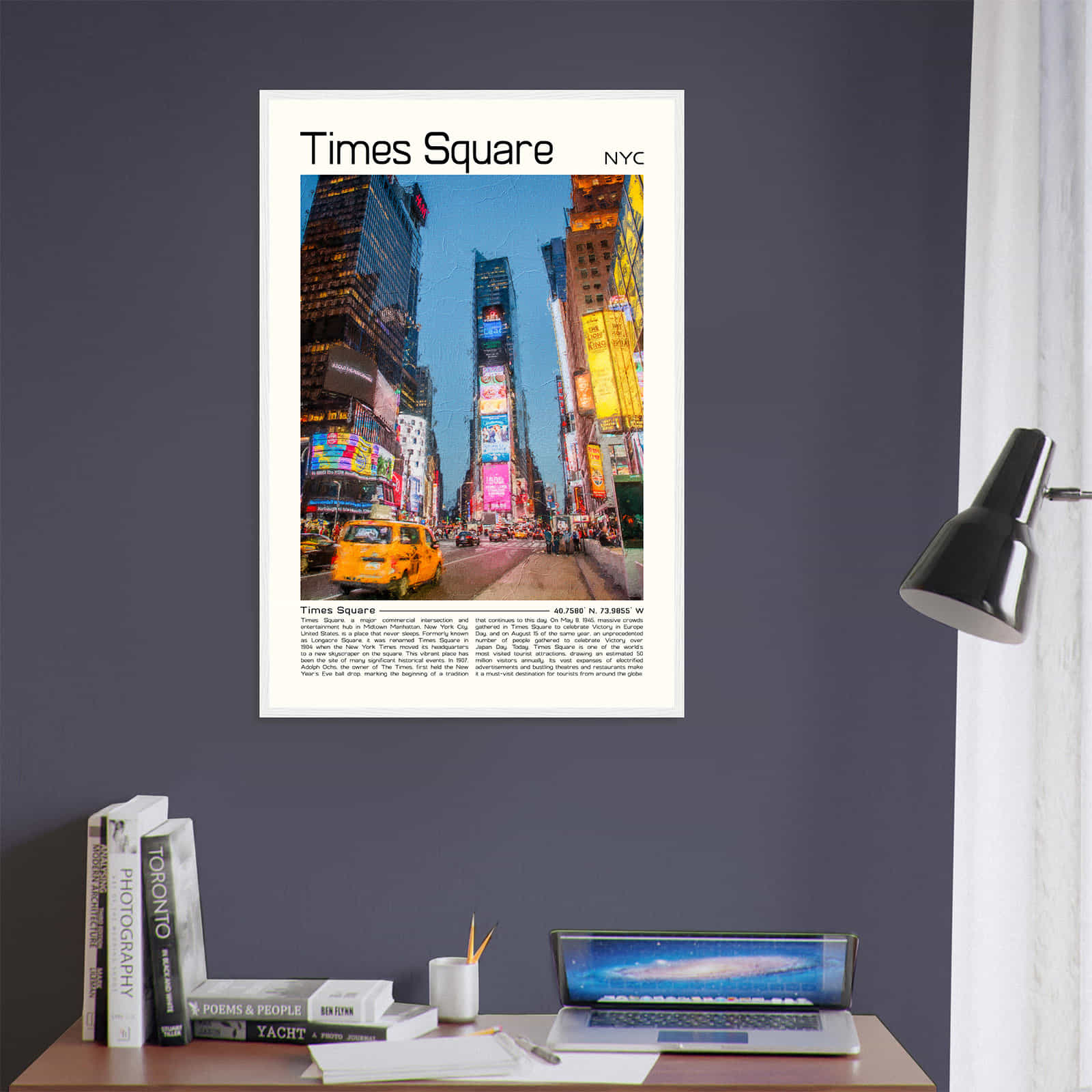 Times Square New York Cityscape Poster Print, Times Square New York ...