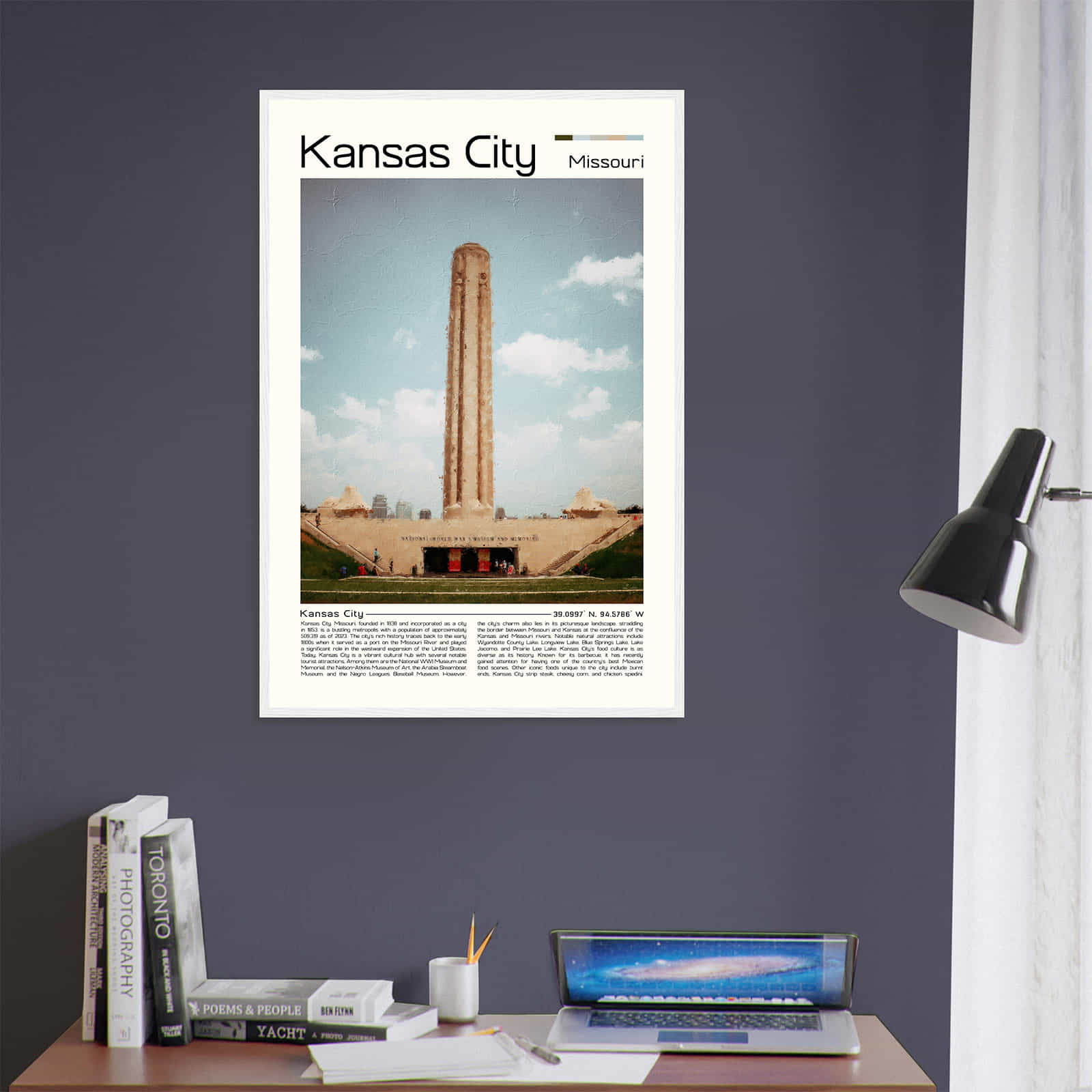 Kansas City Missouri Cityscape Poster Print, Kansas City Missouri ...