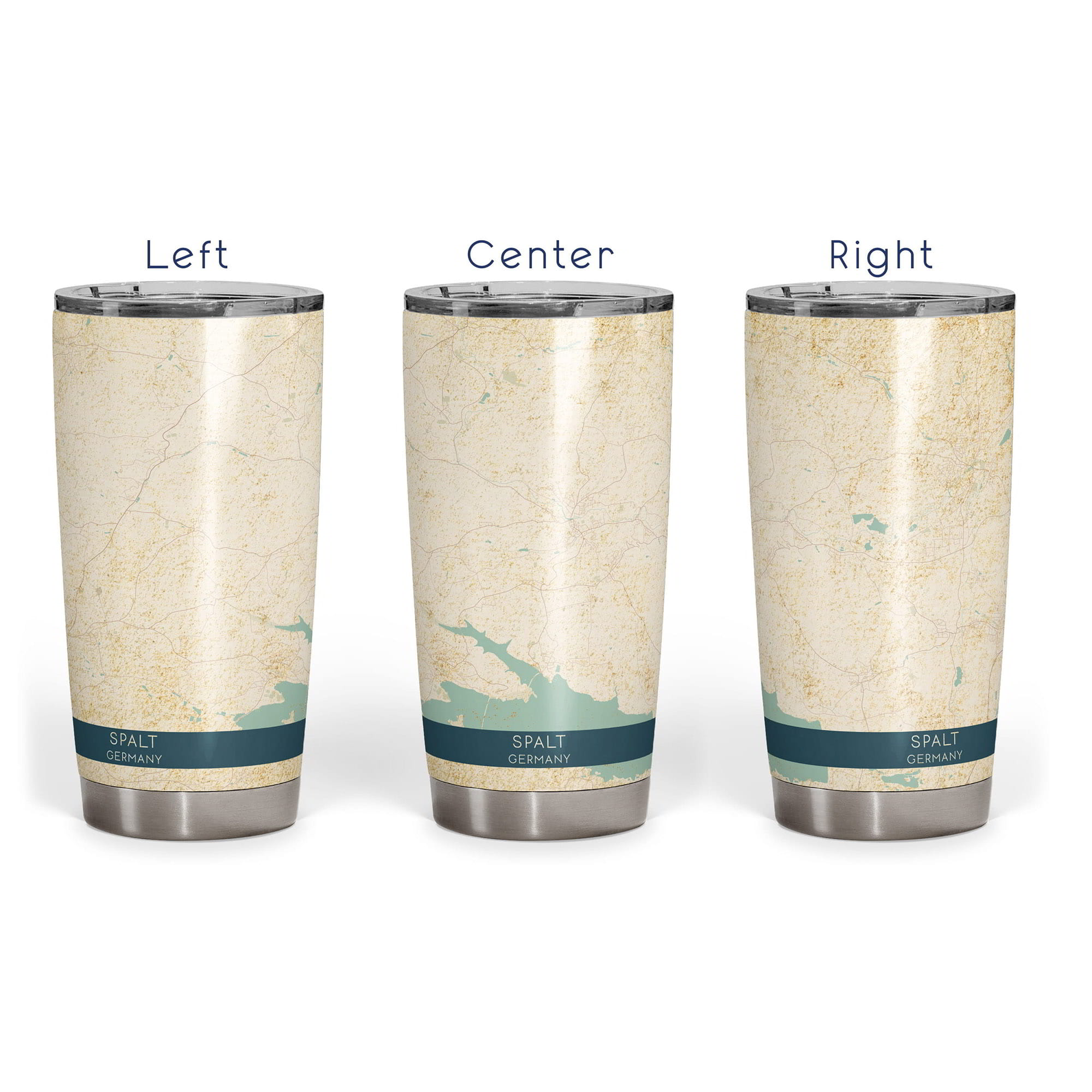Vintage Spalt Germany Map Tumbler - 20oz Stainless Steel Travel Tumbler ...
