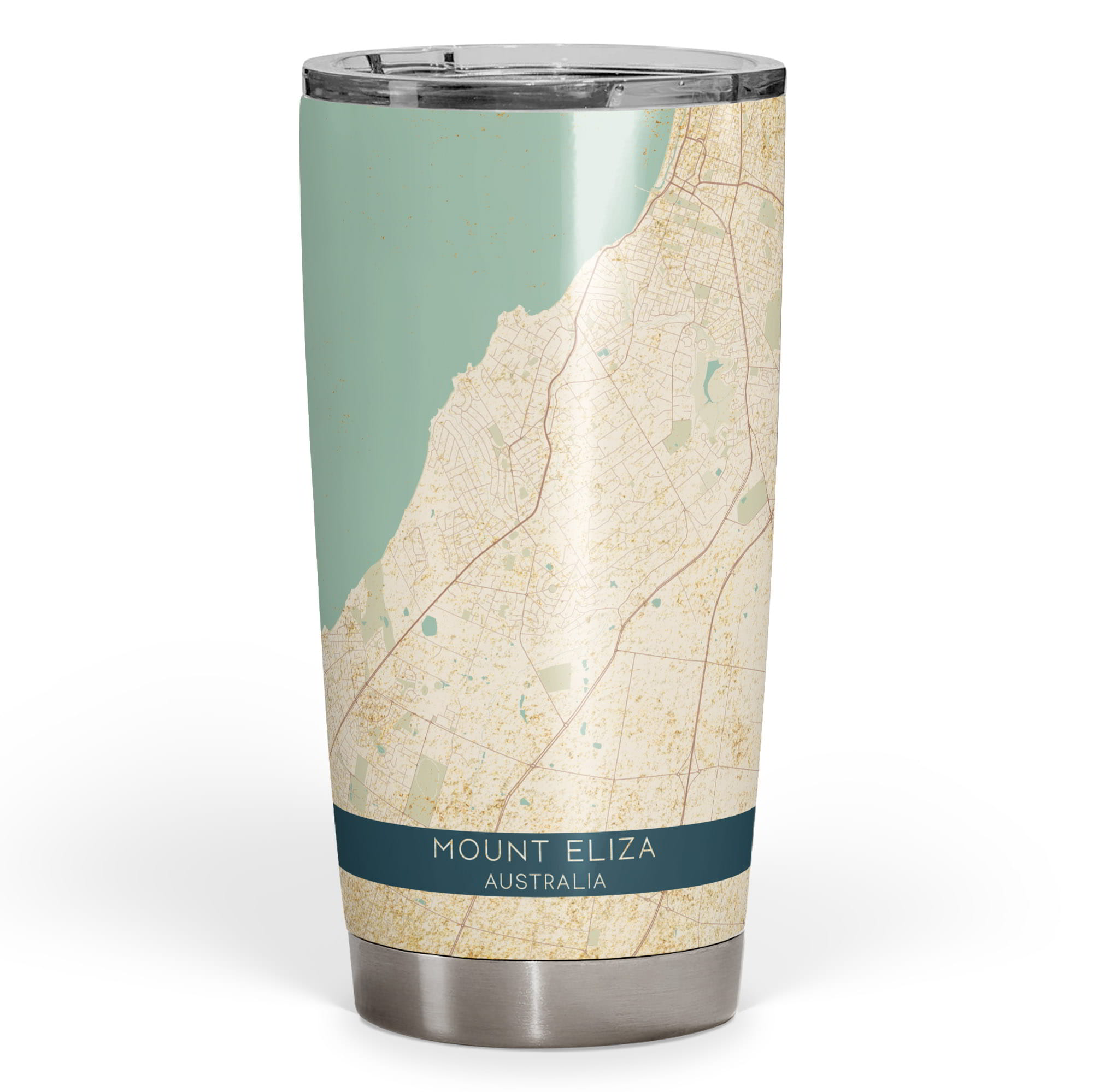 Custom Mount Eliza Australia Map Tumbler - Mapmory