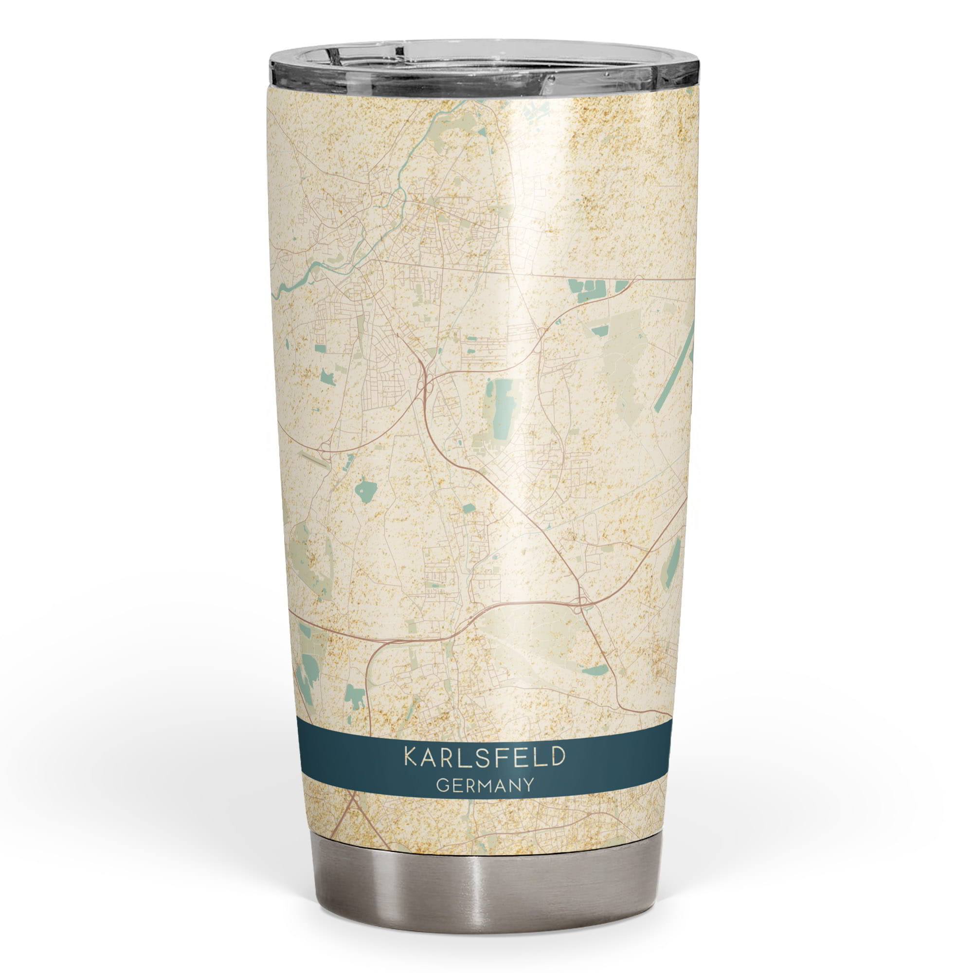 Custom Karlsfeld Germany Map Tumbler - Mapmory