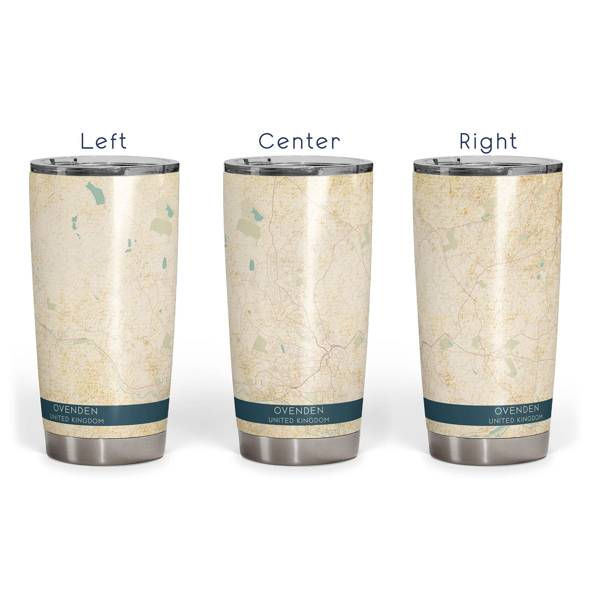 Vintage Ovenden United Kingdom Map Tumbler - 20oz Stainless Steel ...