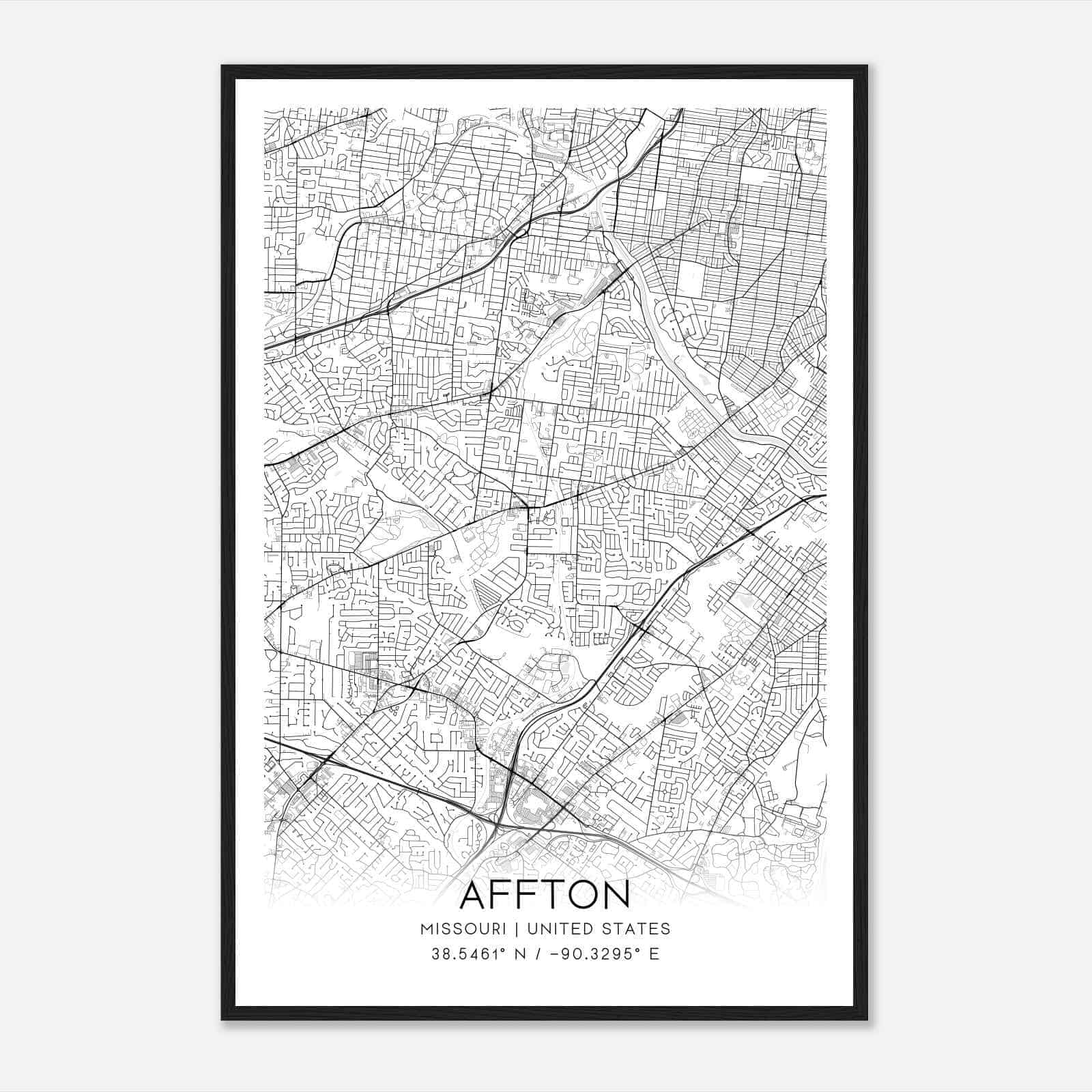 Custom Missouri United States Map Poster - Mapmory