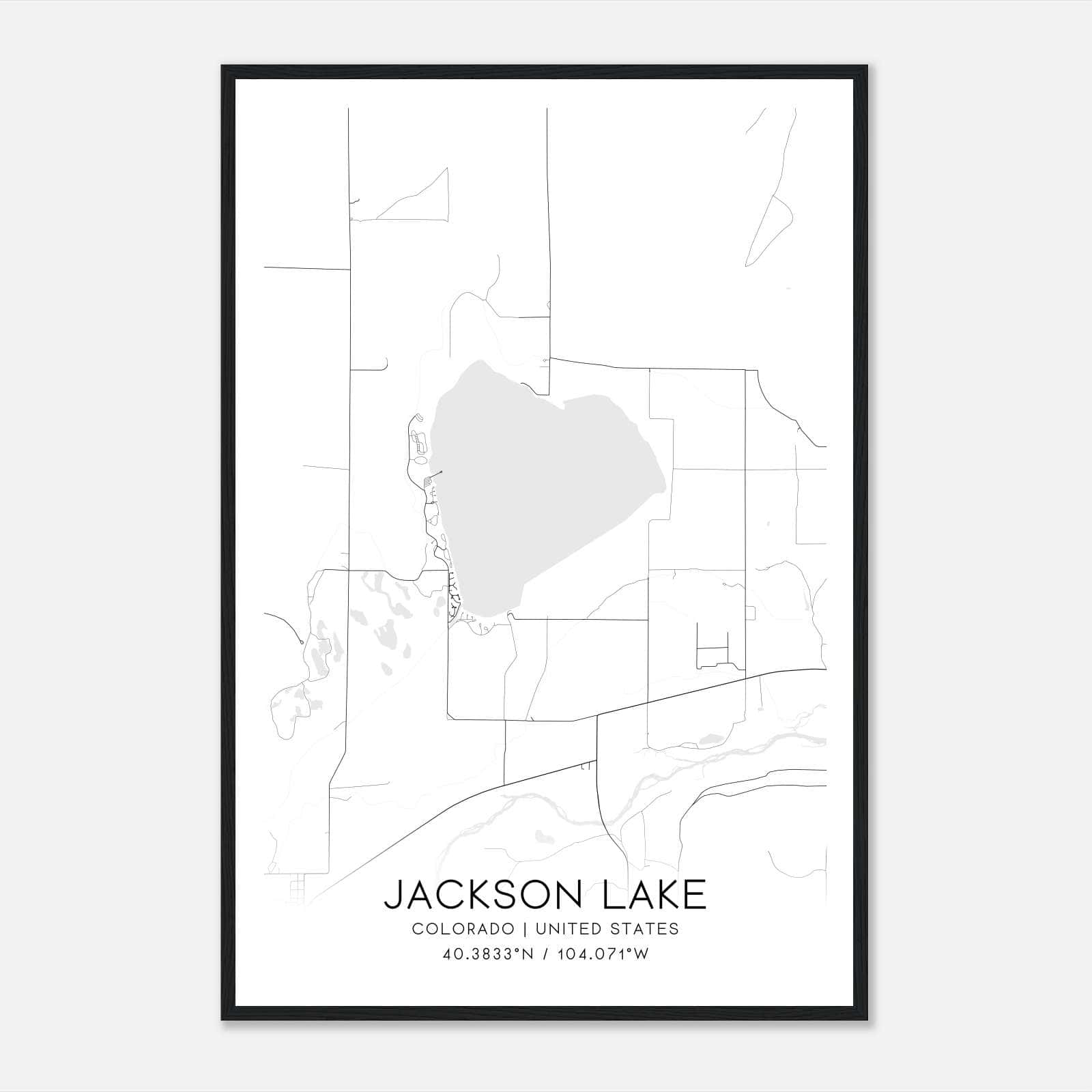 Jackson Lake Map Lake Jackson