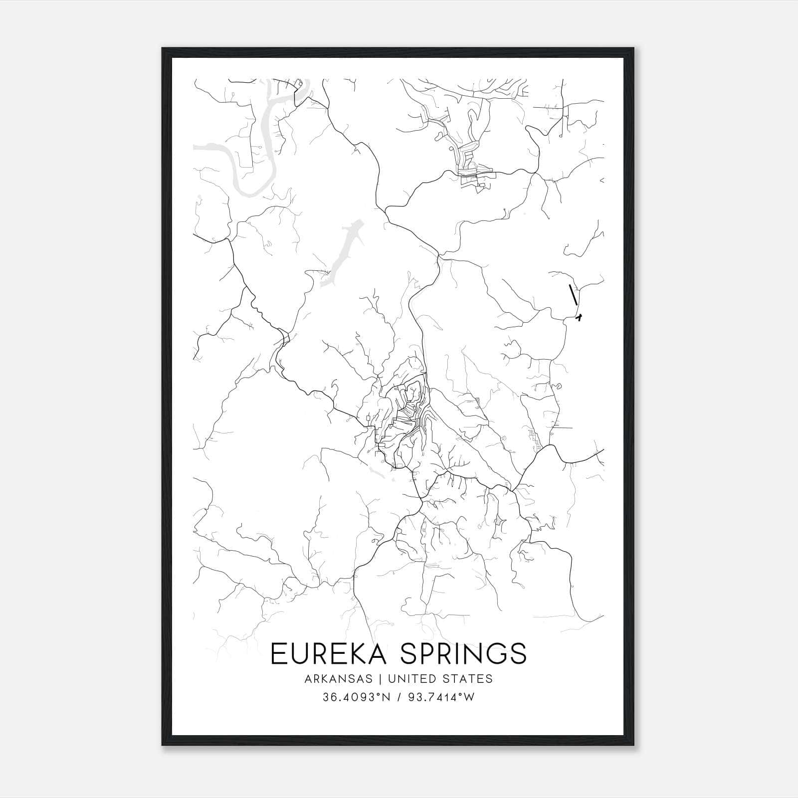 Eureka Springs Map