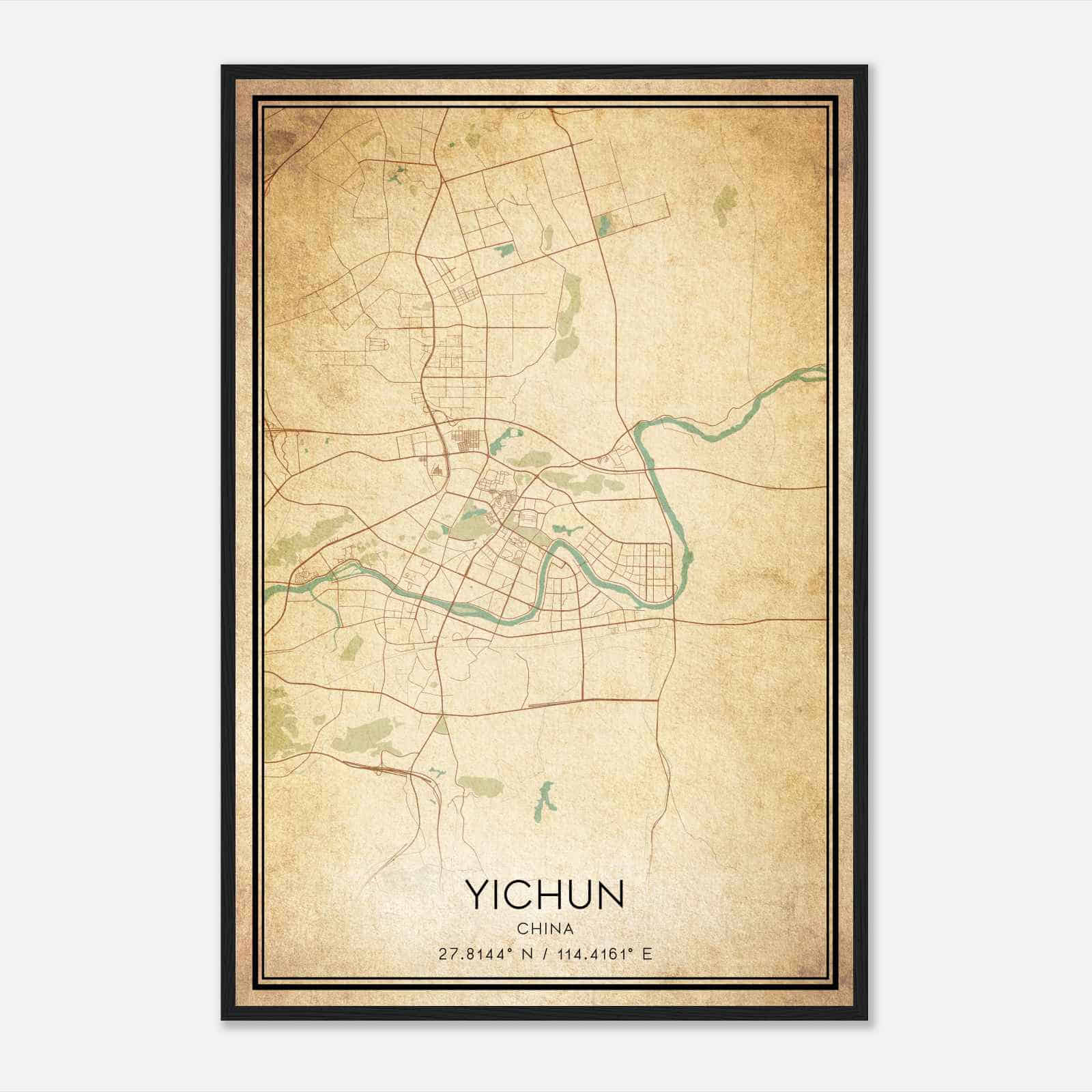 Yichun - Custom Maps & Posters