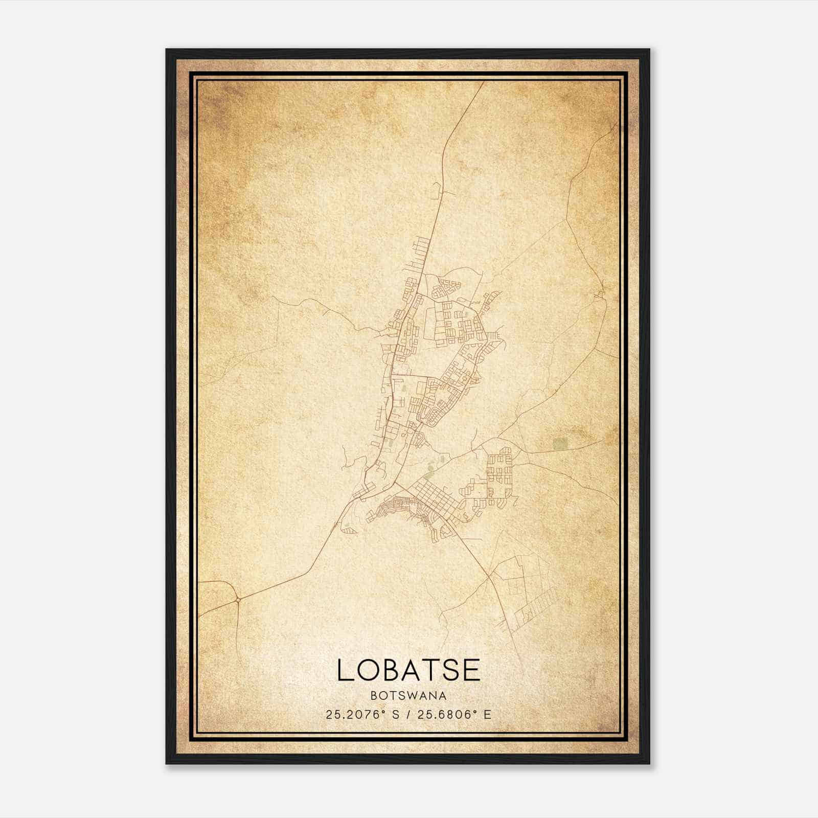 Lobatse - Custom Maps & Posters