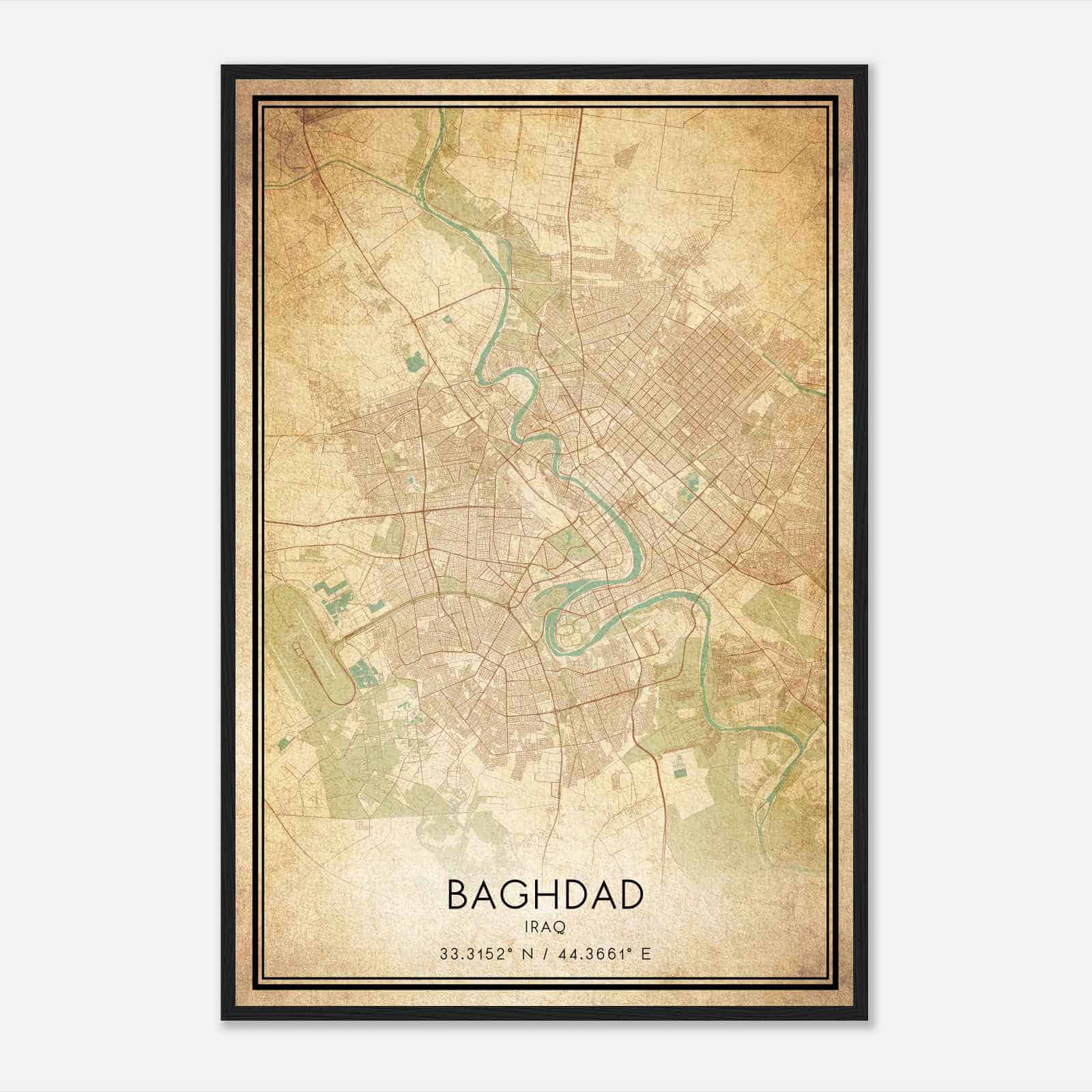 Baghdad - Custom Maps & Posters