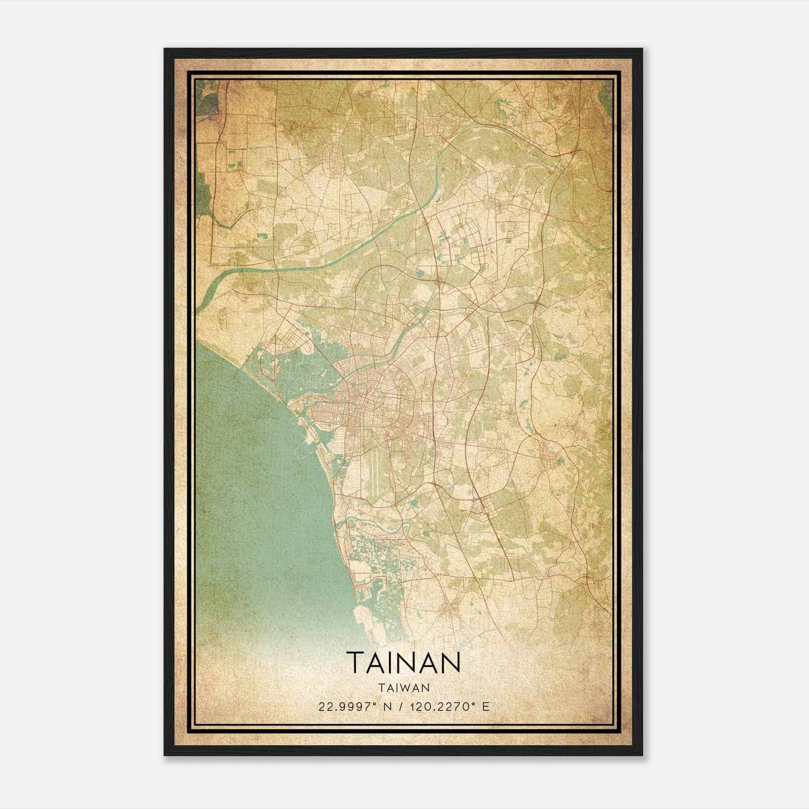 Tainan - Custom Maps & Posters