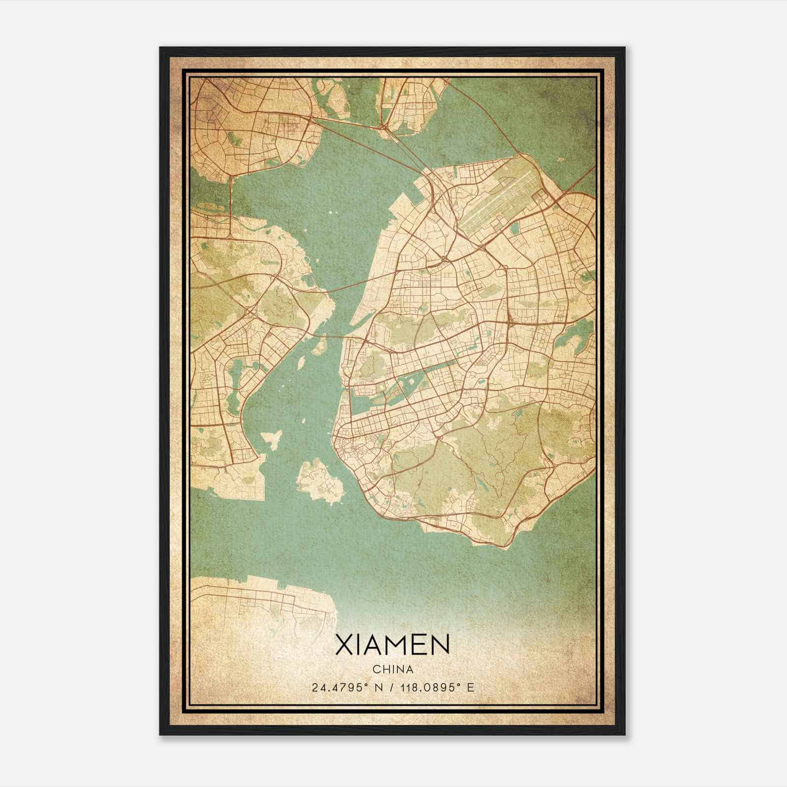Xiamen - Custom Maps & Posters
