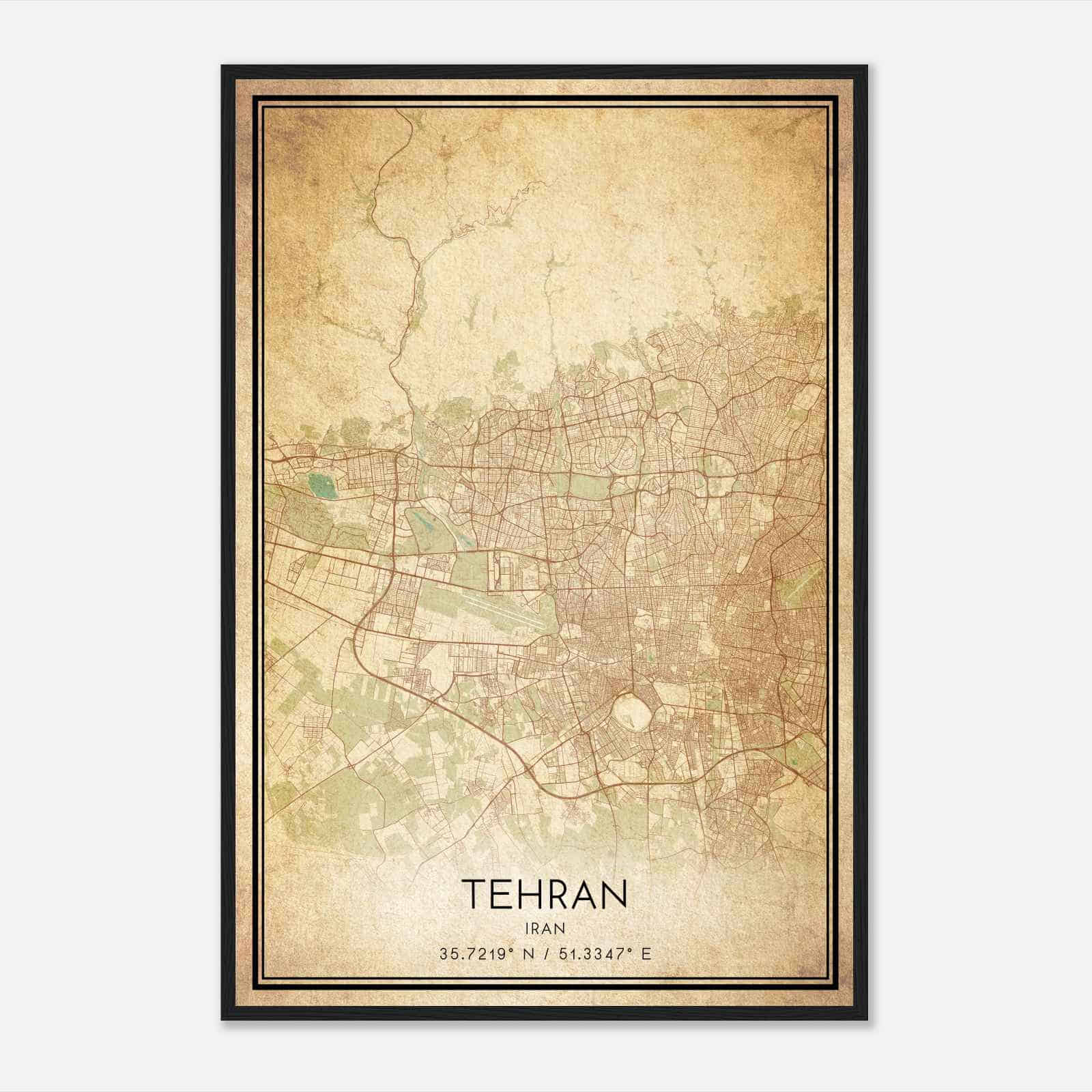 Tehran - Custom Maps & Posters