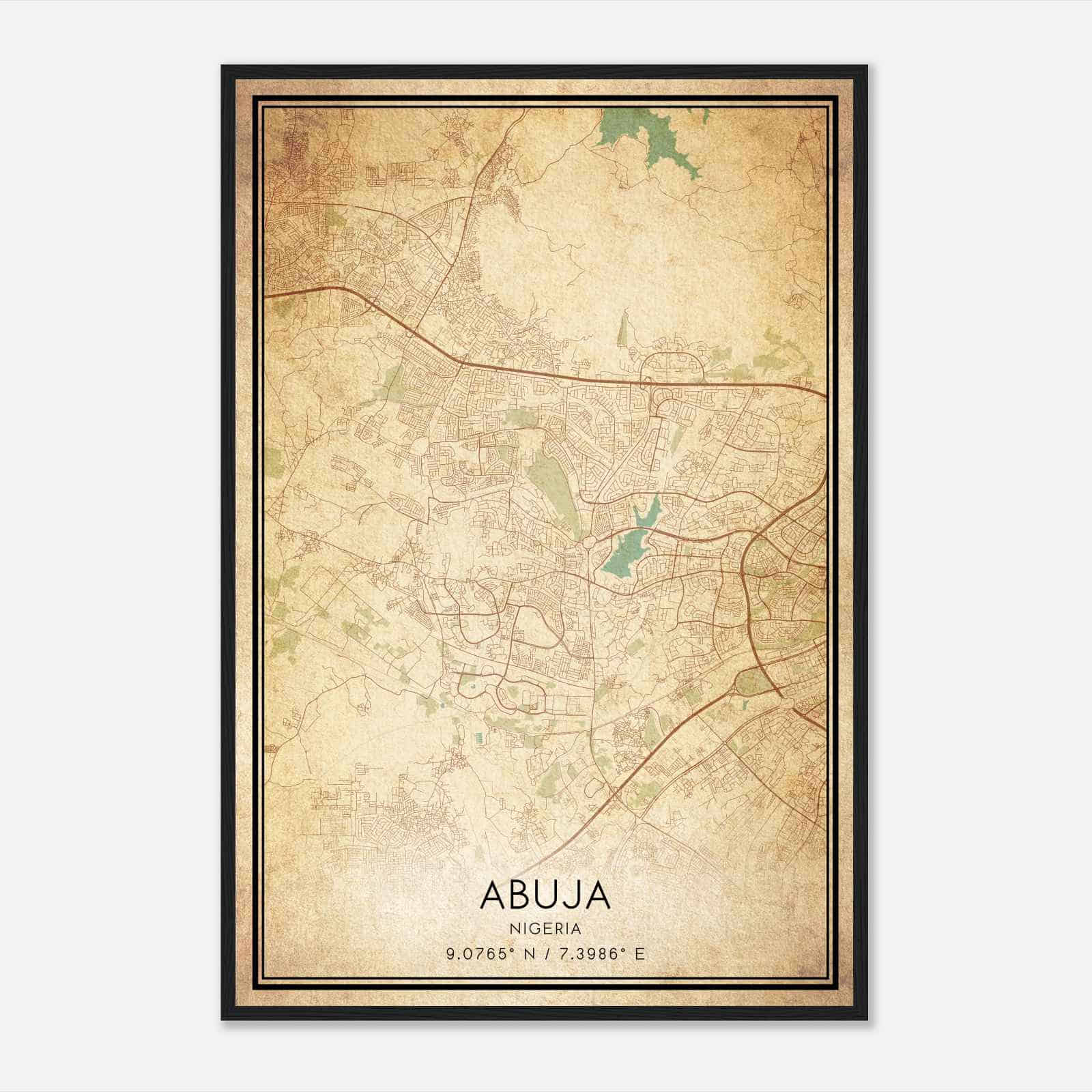 Abuja - Custom Maps & Posters