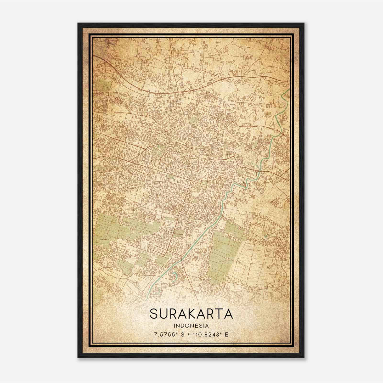 Surakarta - Custom Maps & Posters
