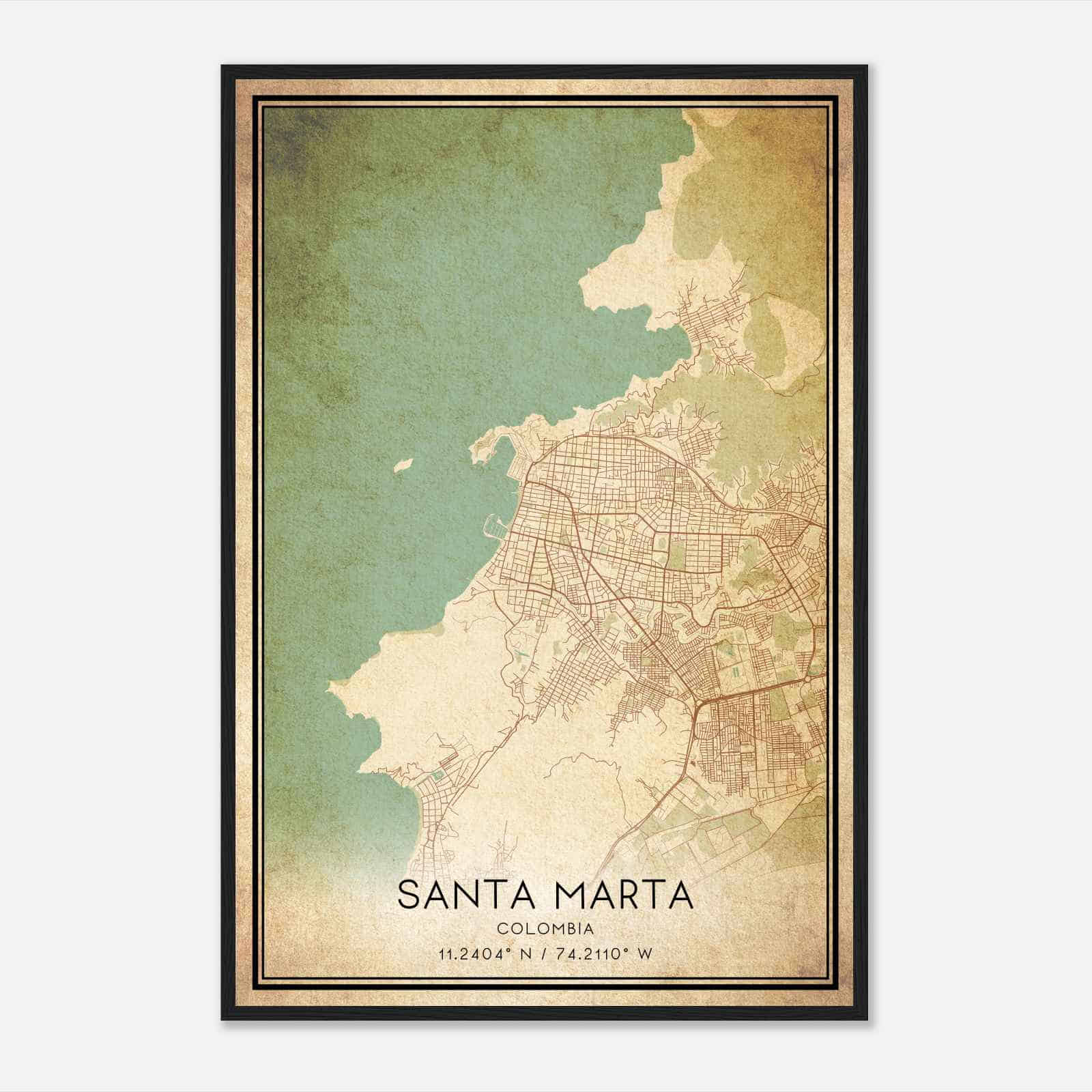Santa Marta - Custom Maps & Posters