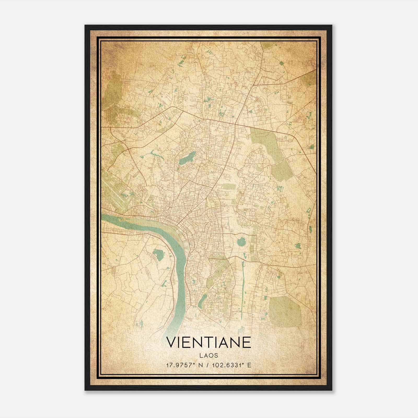 Vientiane - Custom Maps & Posters