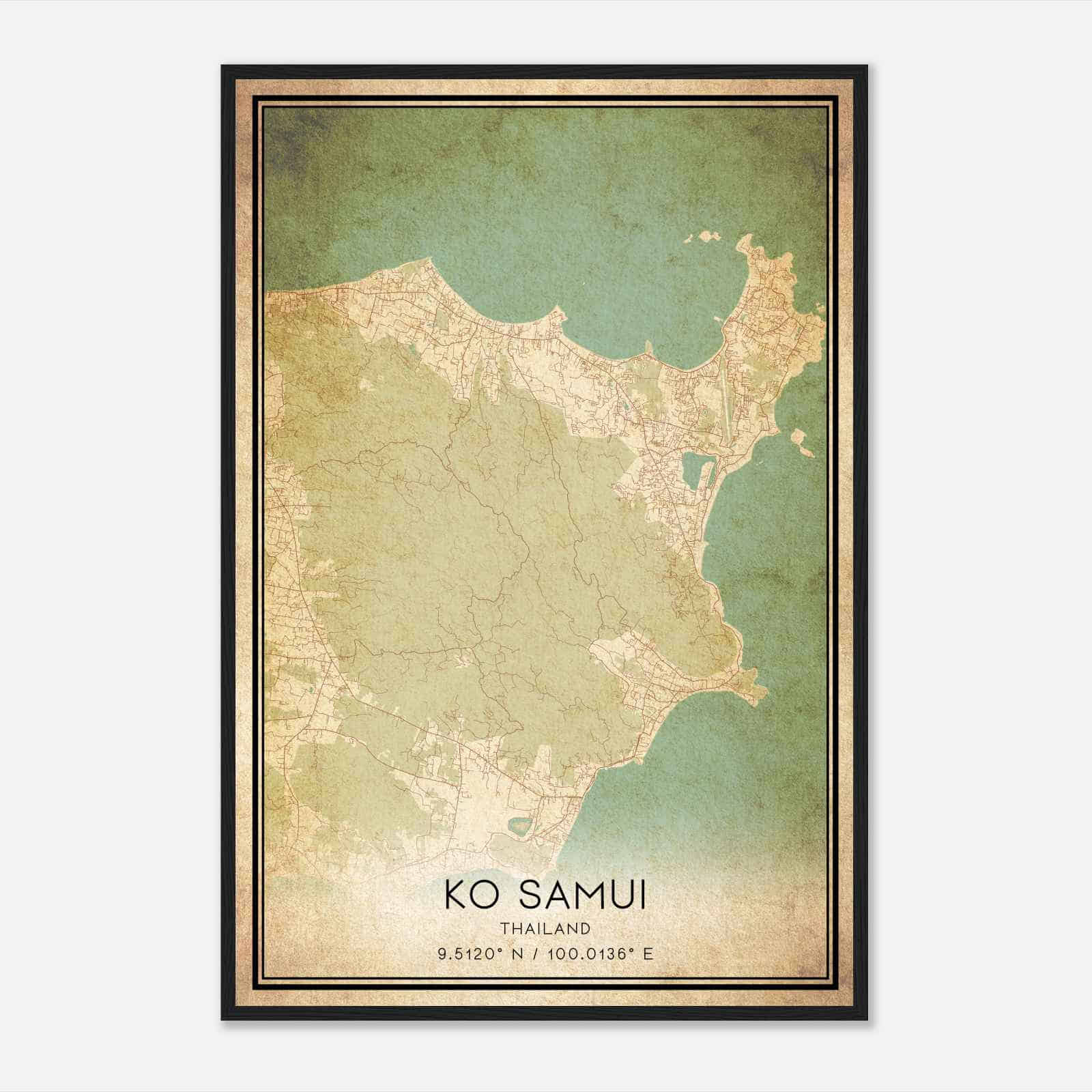 Ko Samui - Custom Maps & Posters