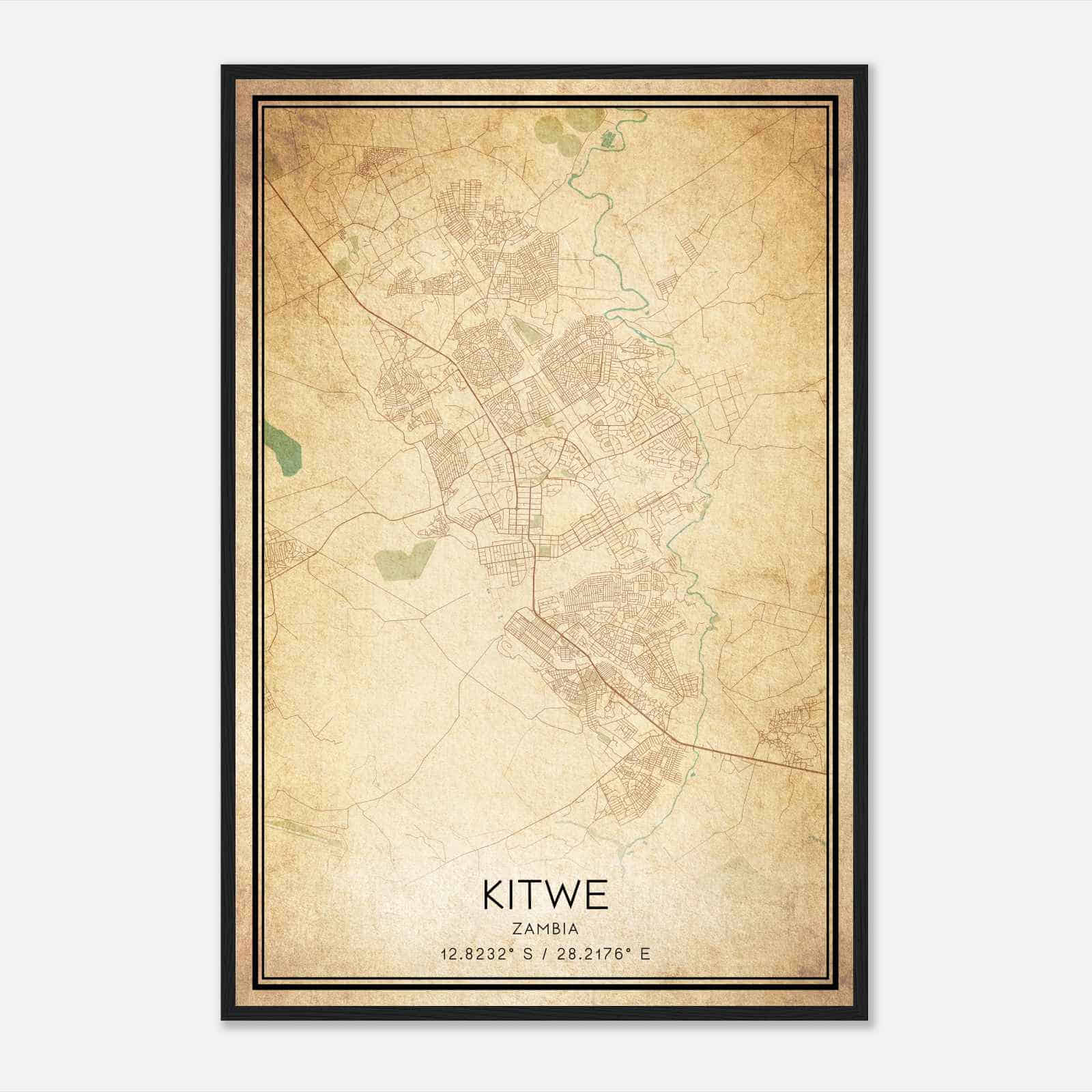 Kitwe - Custom Maps & Posters