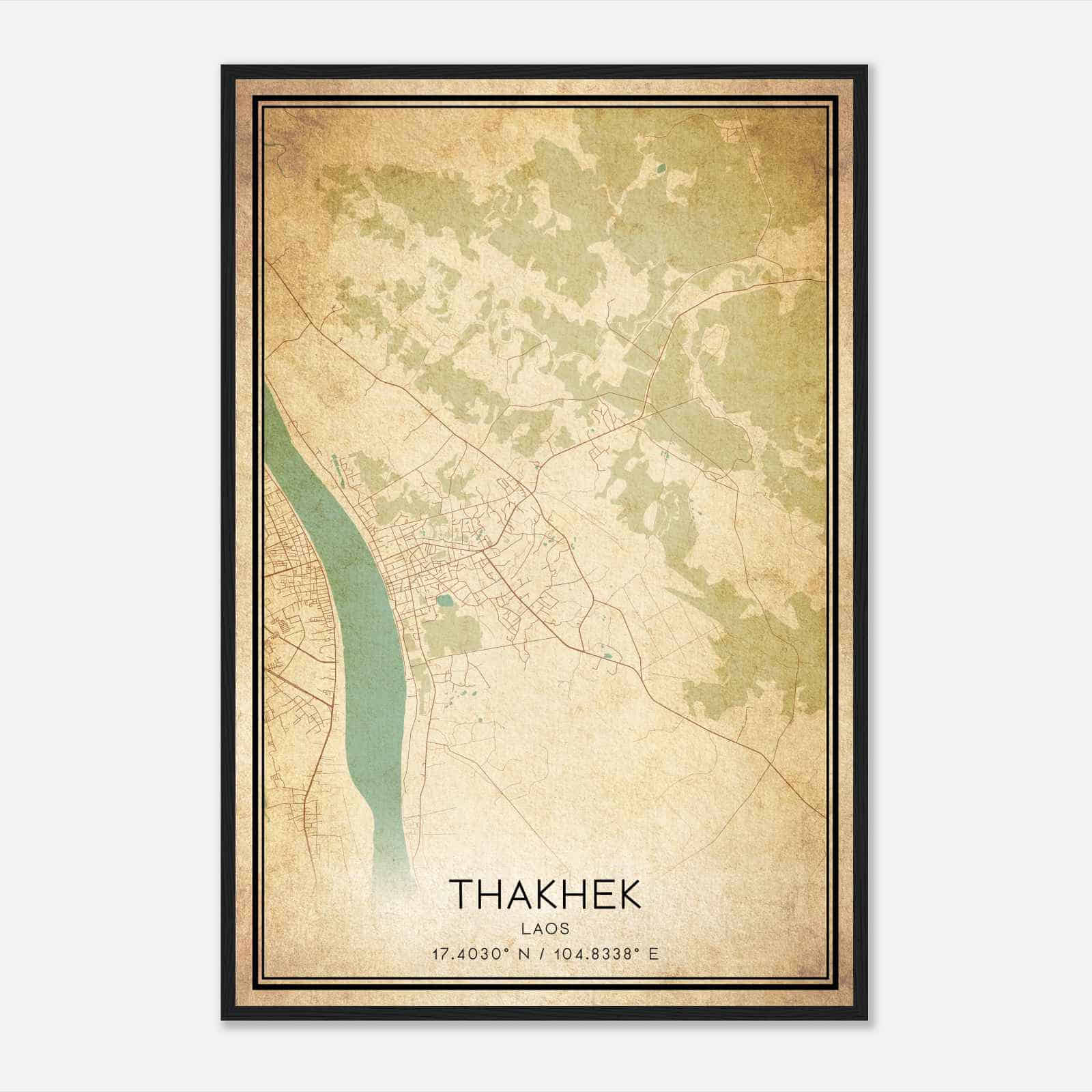 Thakhek - Custom Maps & Posters