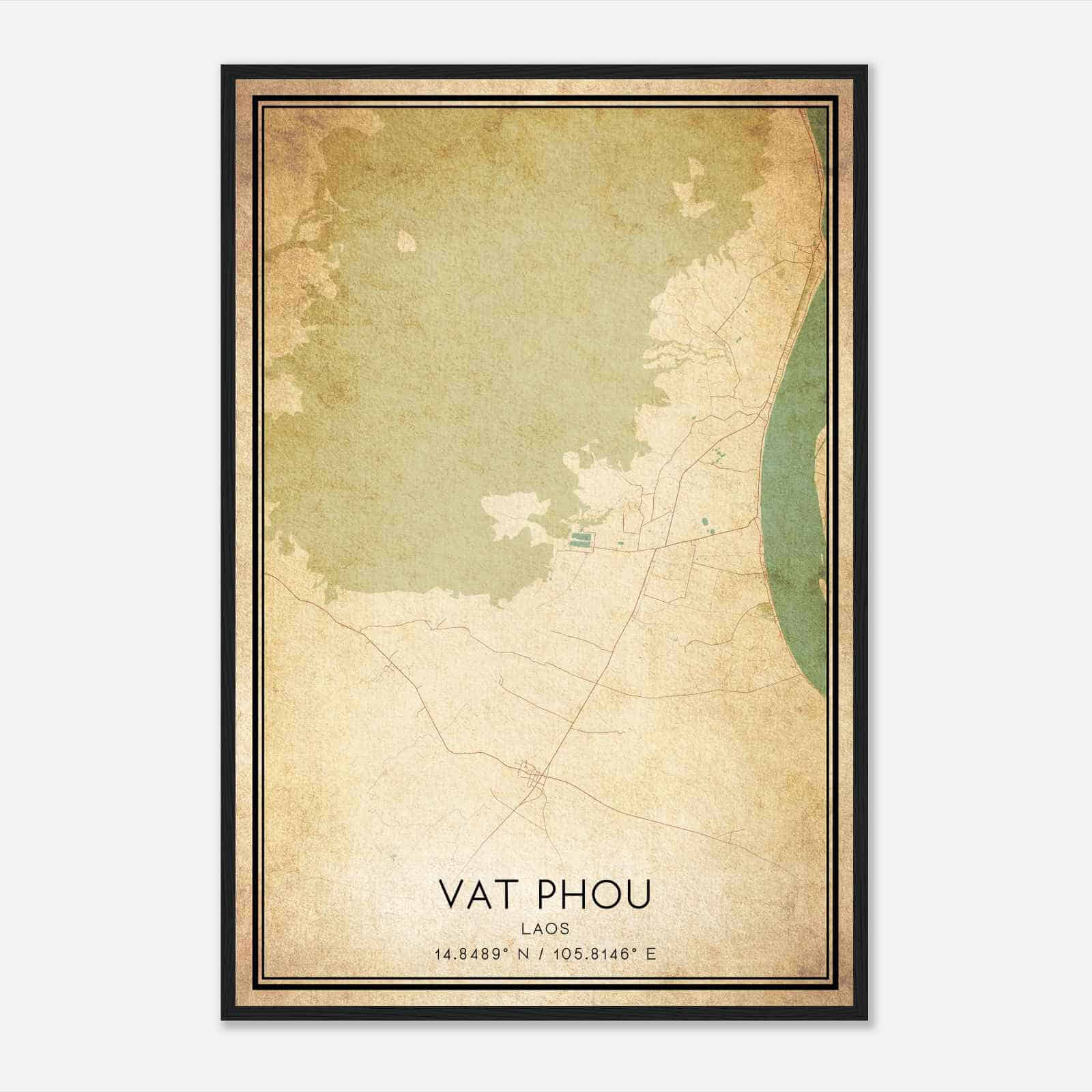 Vat Phou - Custom Maps & Posters