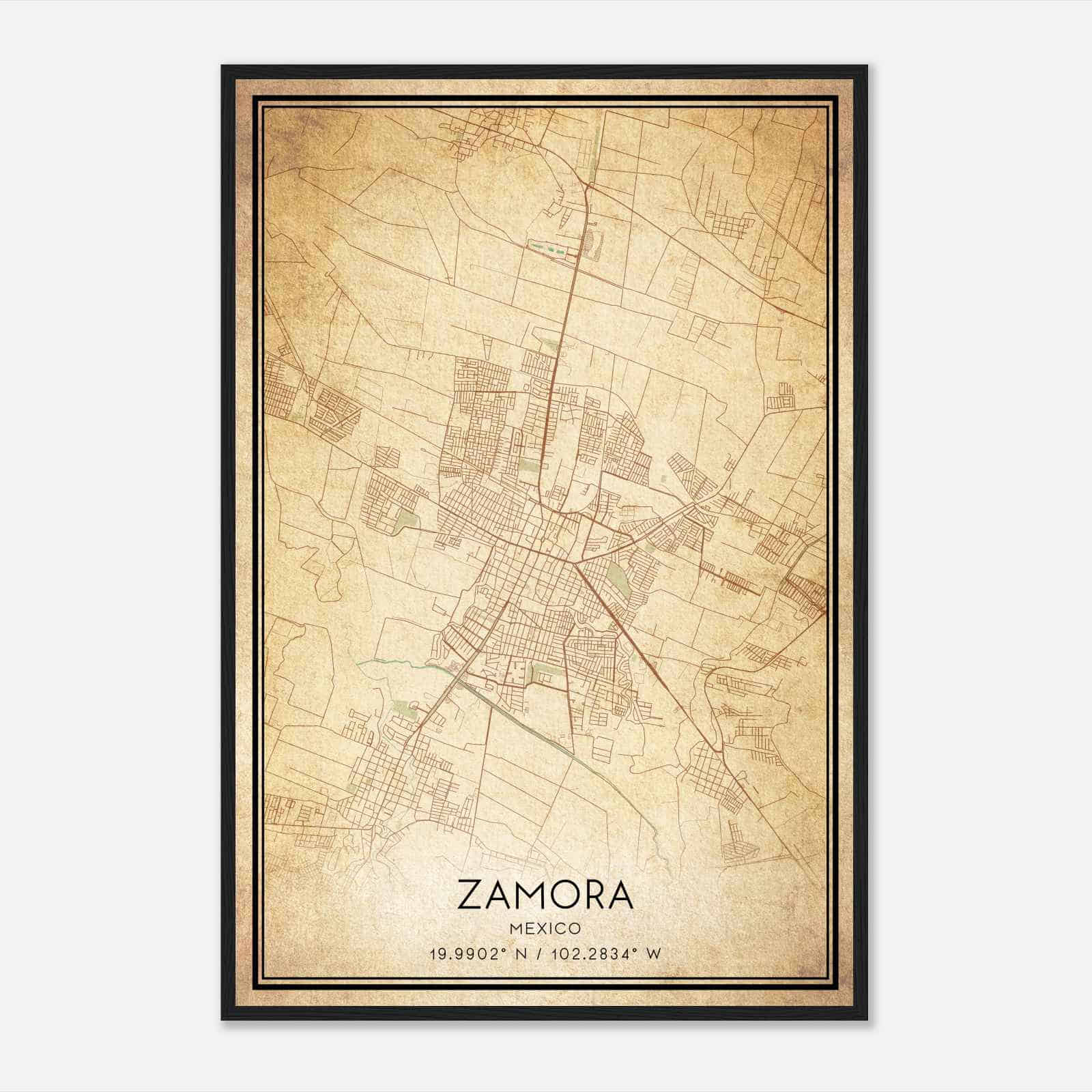 Zamora - Custom Maps & Posters