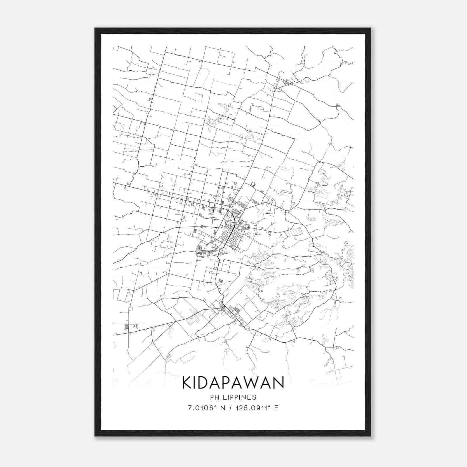 Kidapawan - Custom Maps & Posters