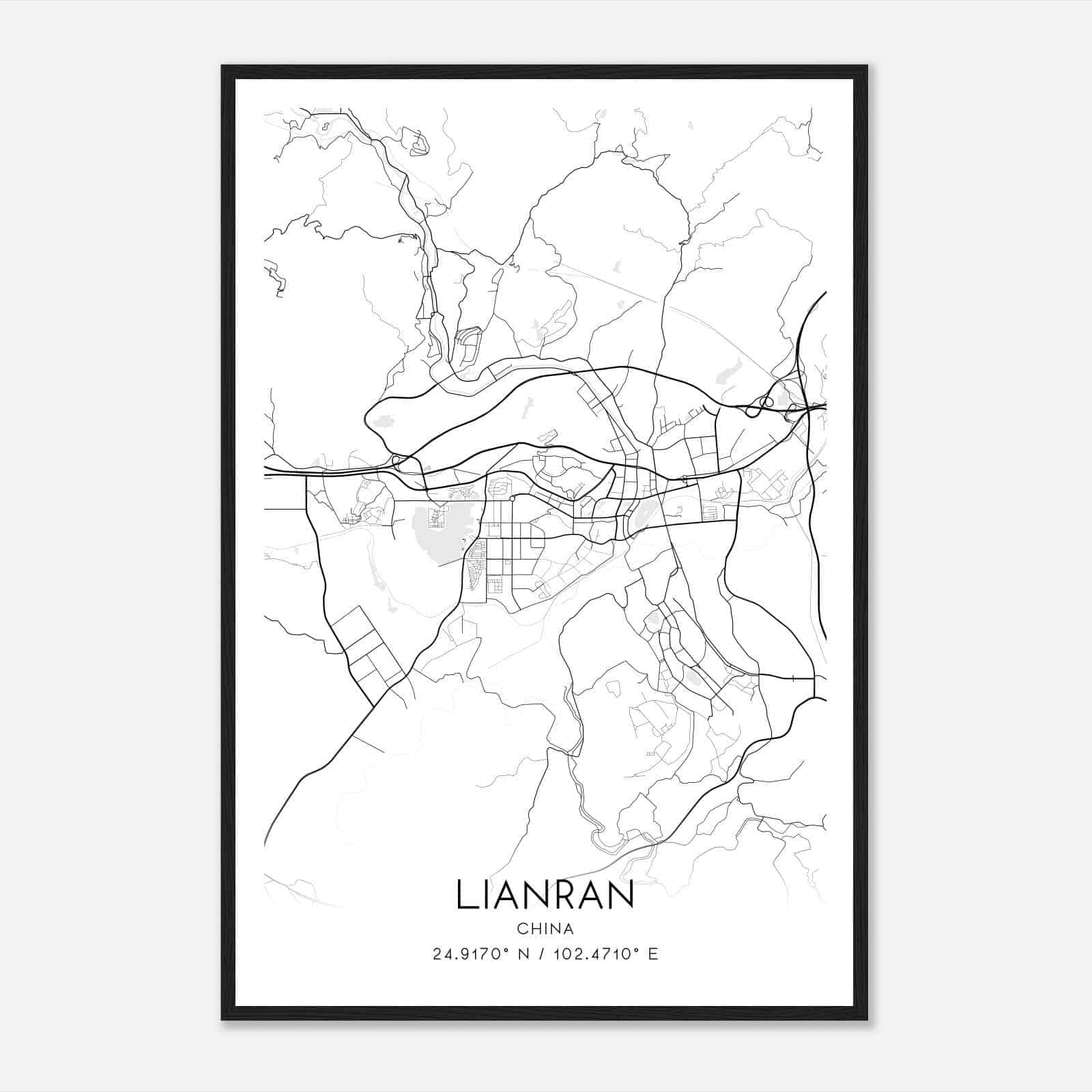 Lianran - Custom Maps & Posters