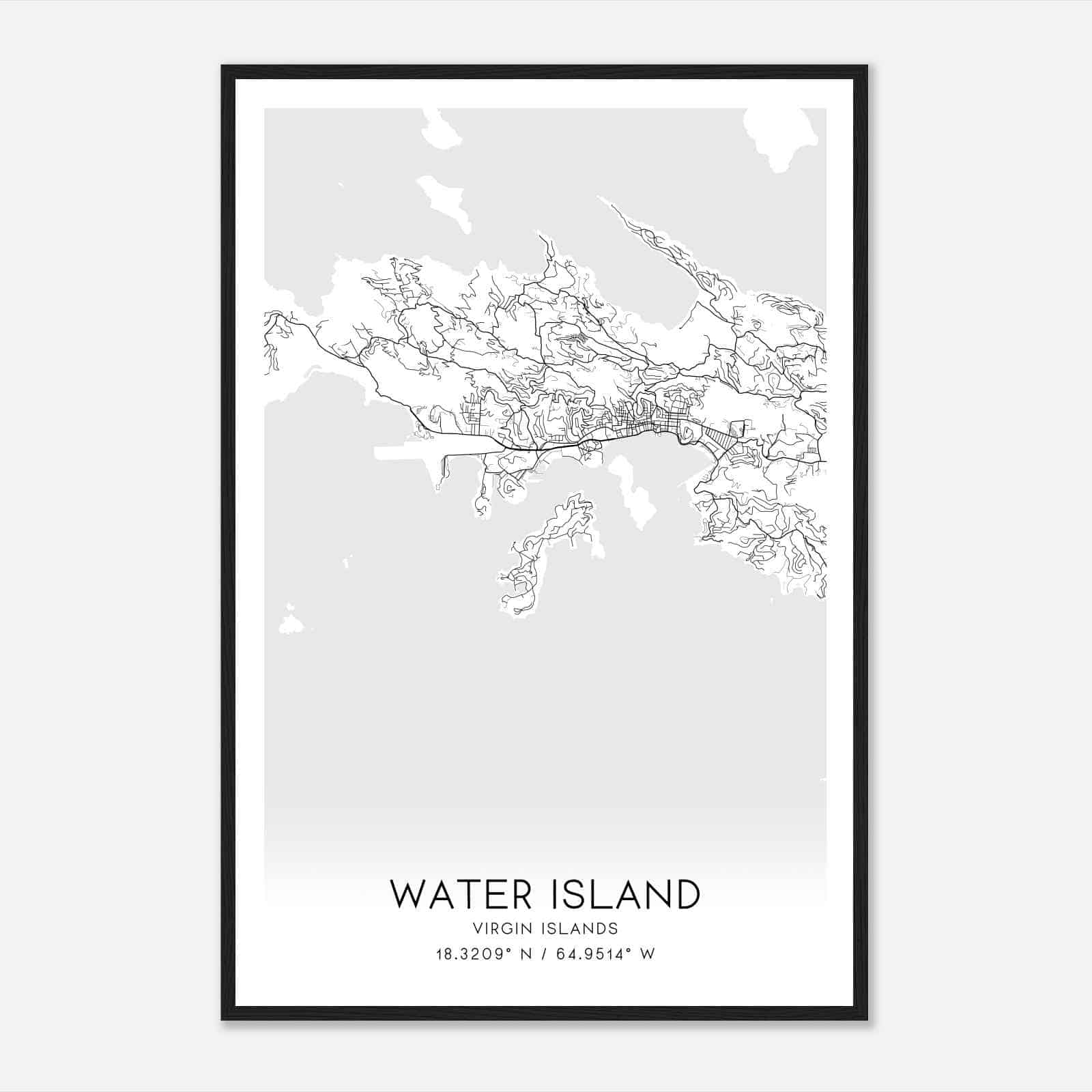 Water Island - Custom Maps & Posters
