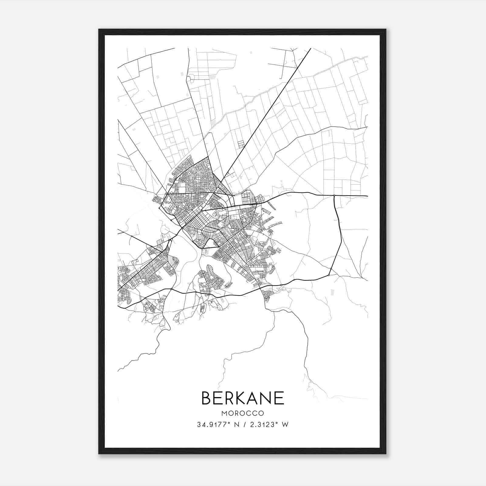 Berkane - Custom Maps & Posters