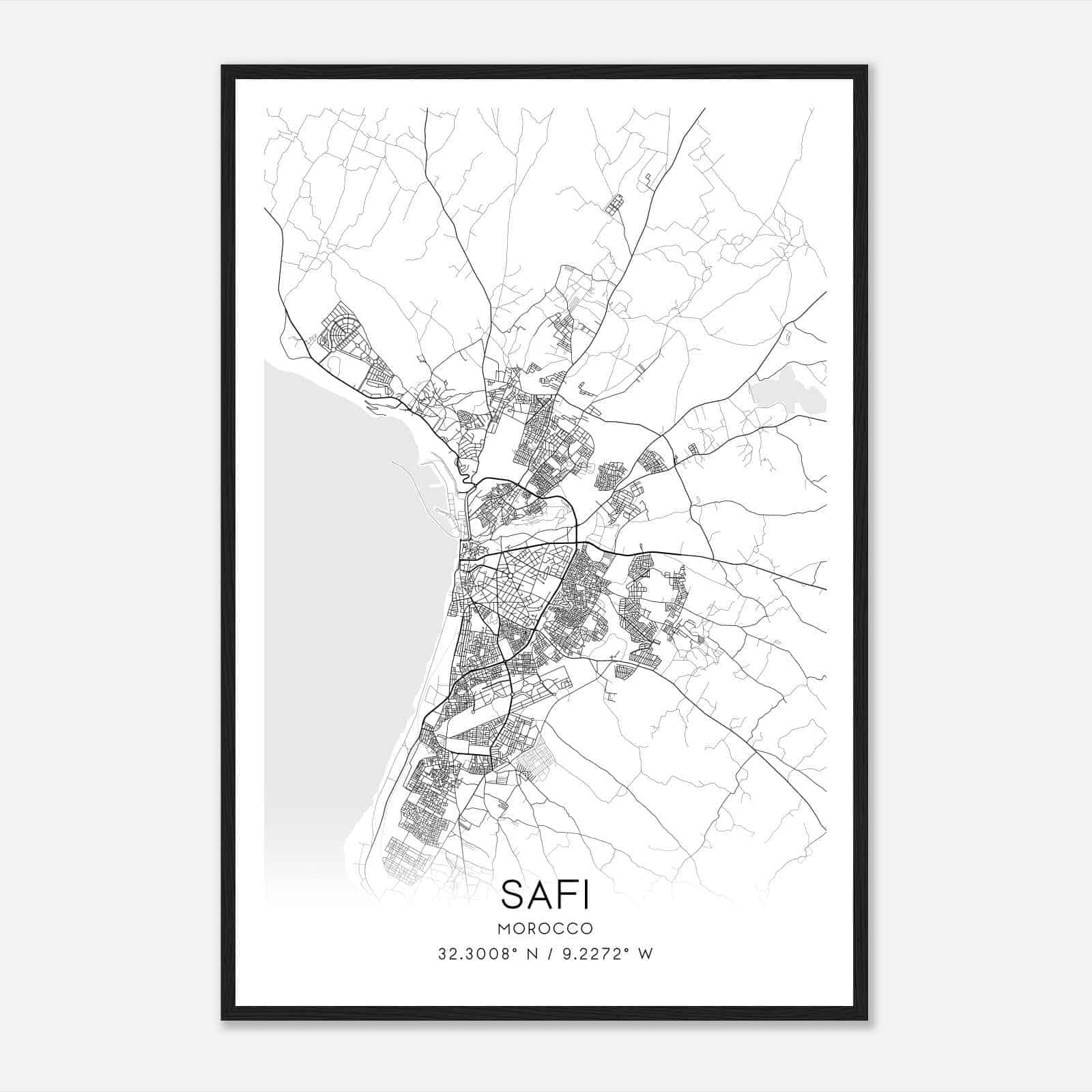 Safi - Custom Maps & Posters