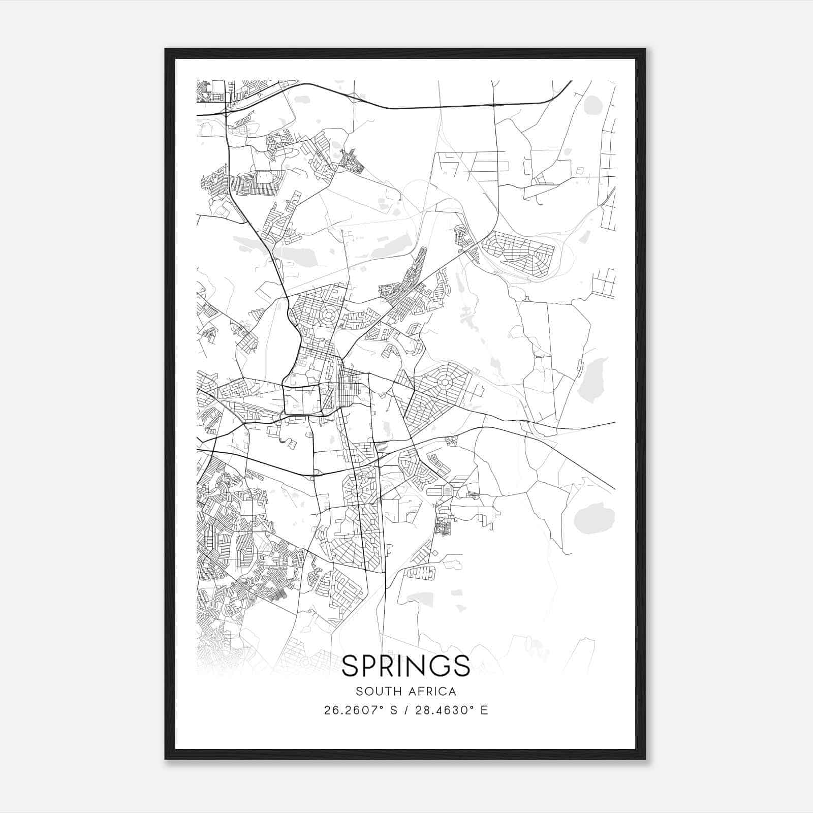 Springs - Custom Maps & Posters