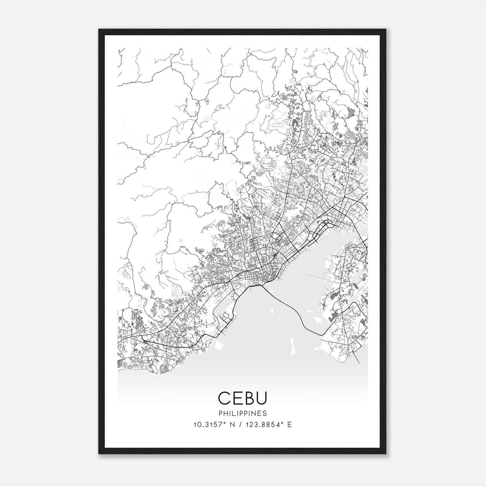 Cebu - Custom Maps & Posters