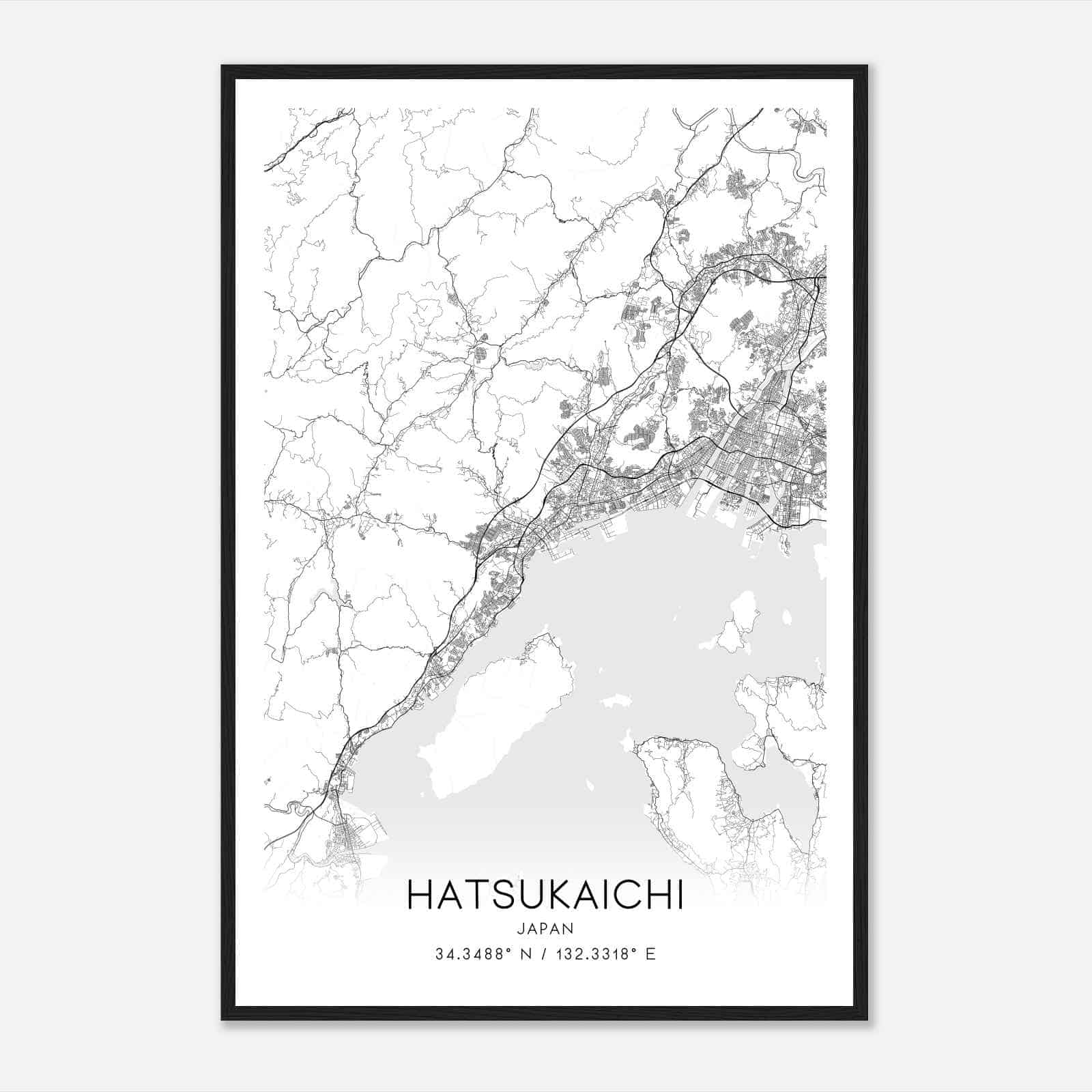 Hatsukaichi - Custom Maps & Posters