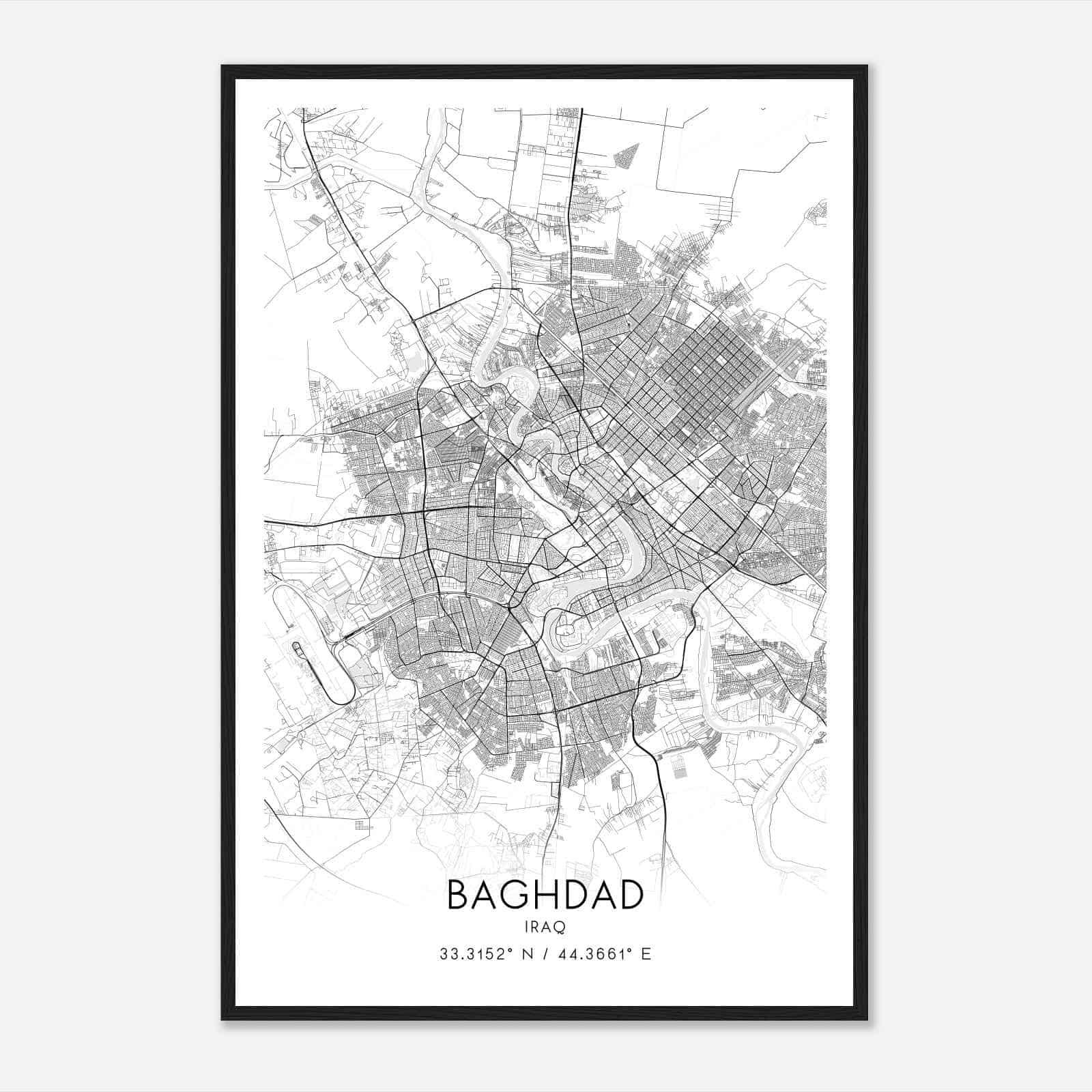 Baghdad - Custom Maps & Posters