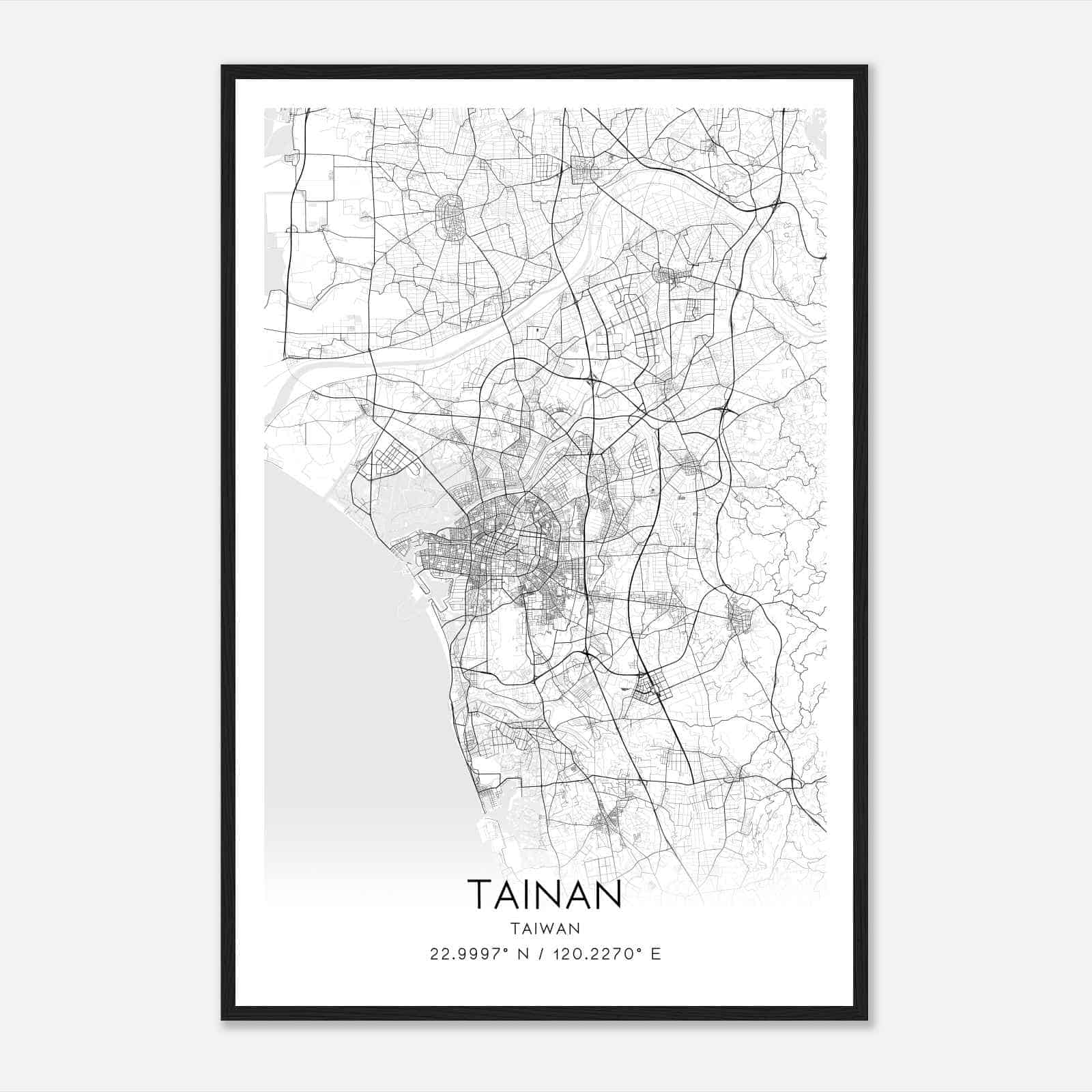 Tainan - Custom Maps & Posters