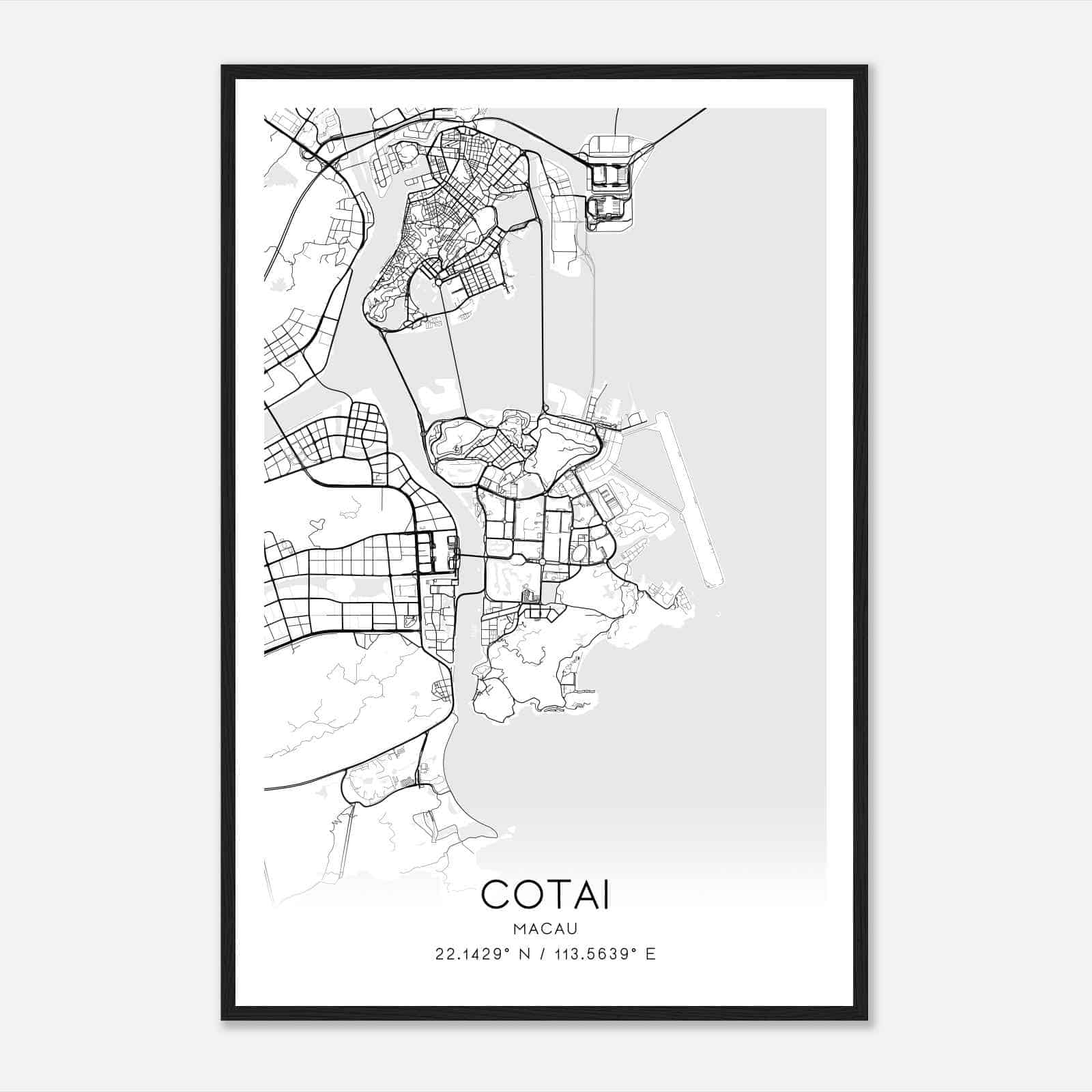 Cotai - Custom Maps & Posters