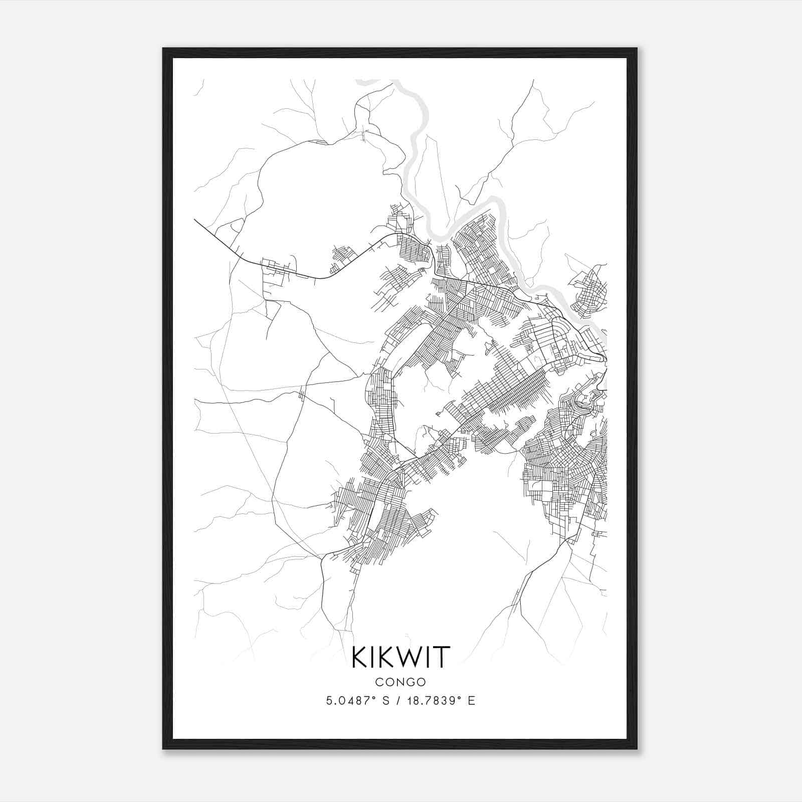 Kikwit - Custom Maps & Posters