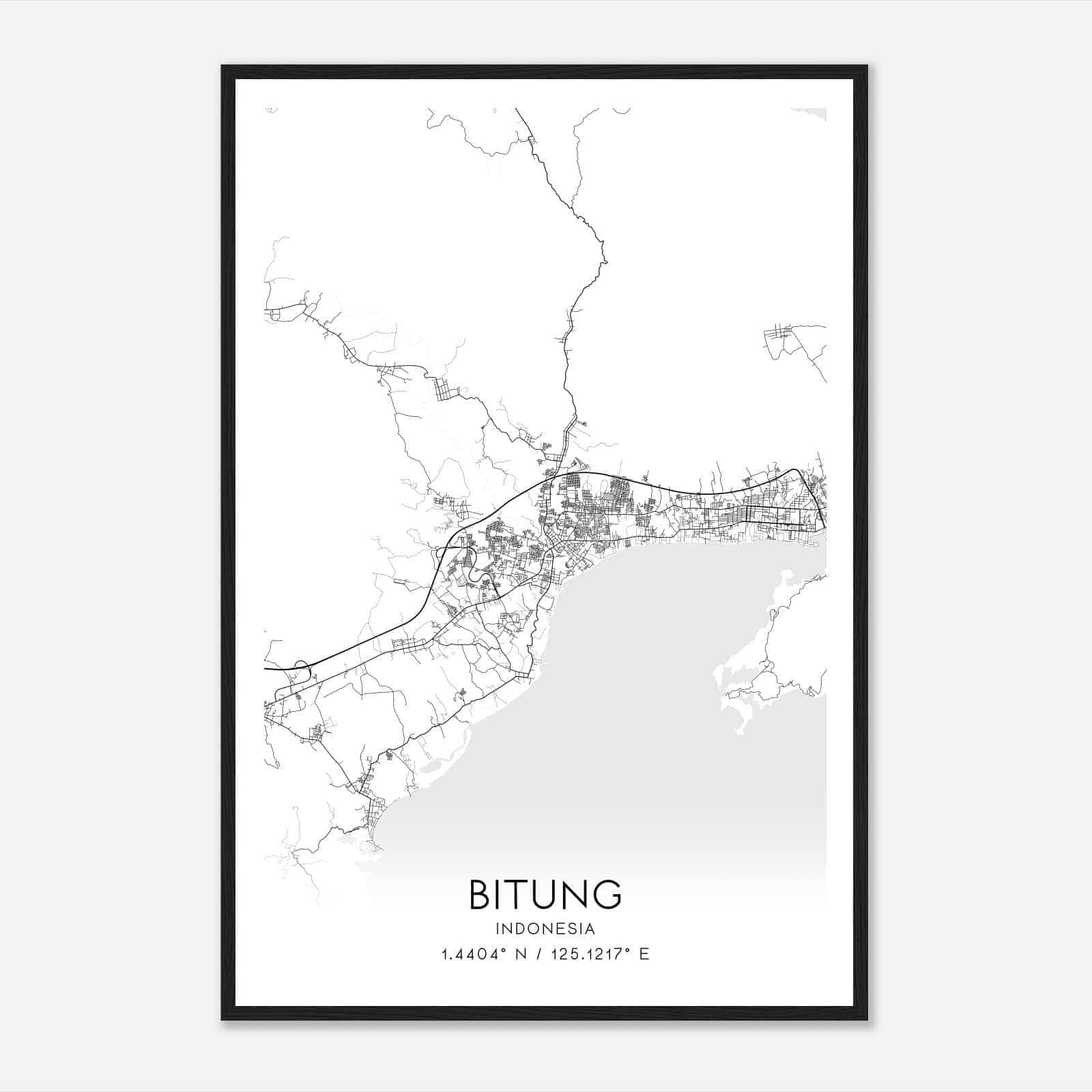 Bitung - Custom Maps & Posters